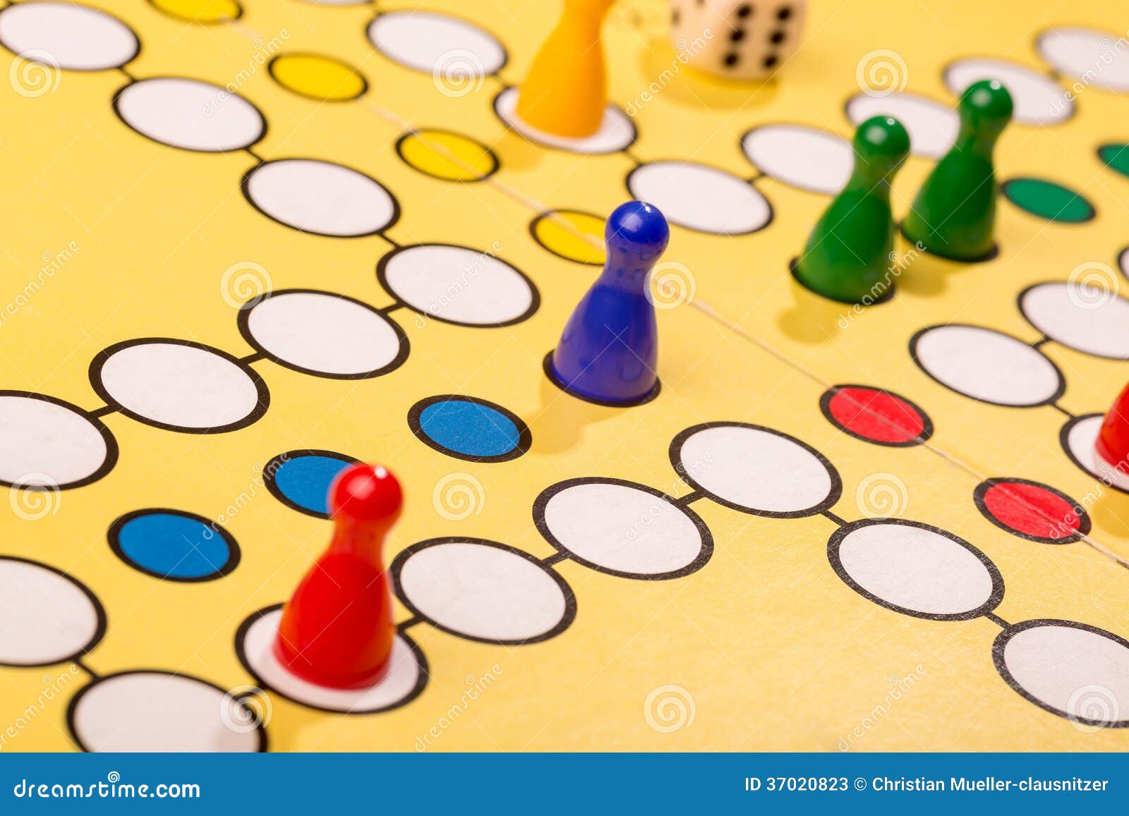 Game pawns stock image. Image of perspective, wood, green - 37020823