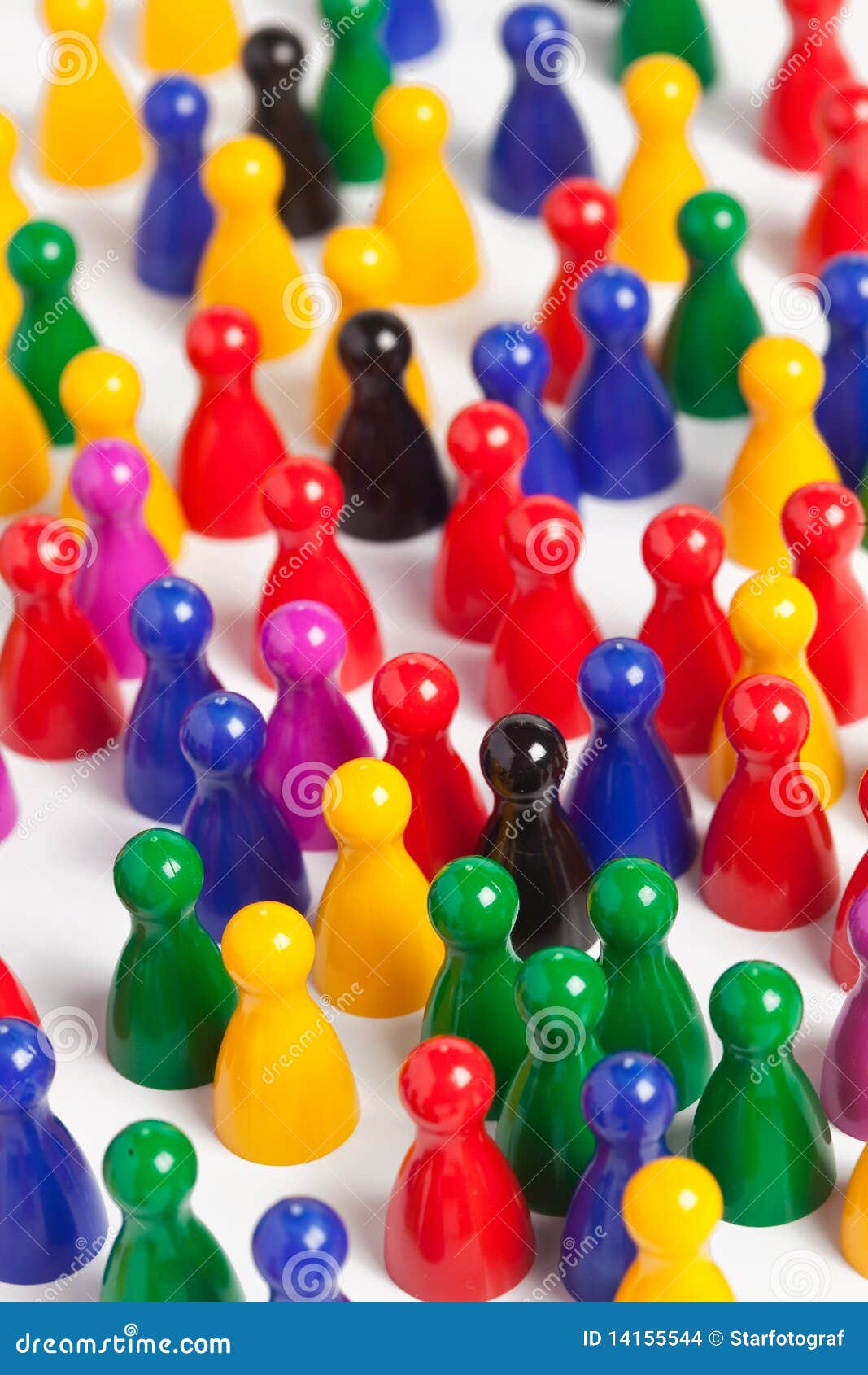 Game pawns of every color stock photo. Image of game - 14155544