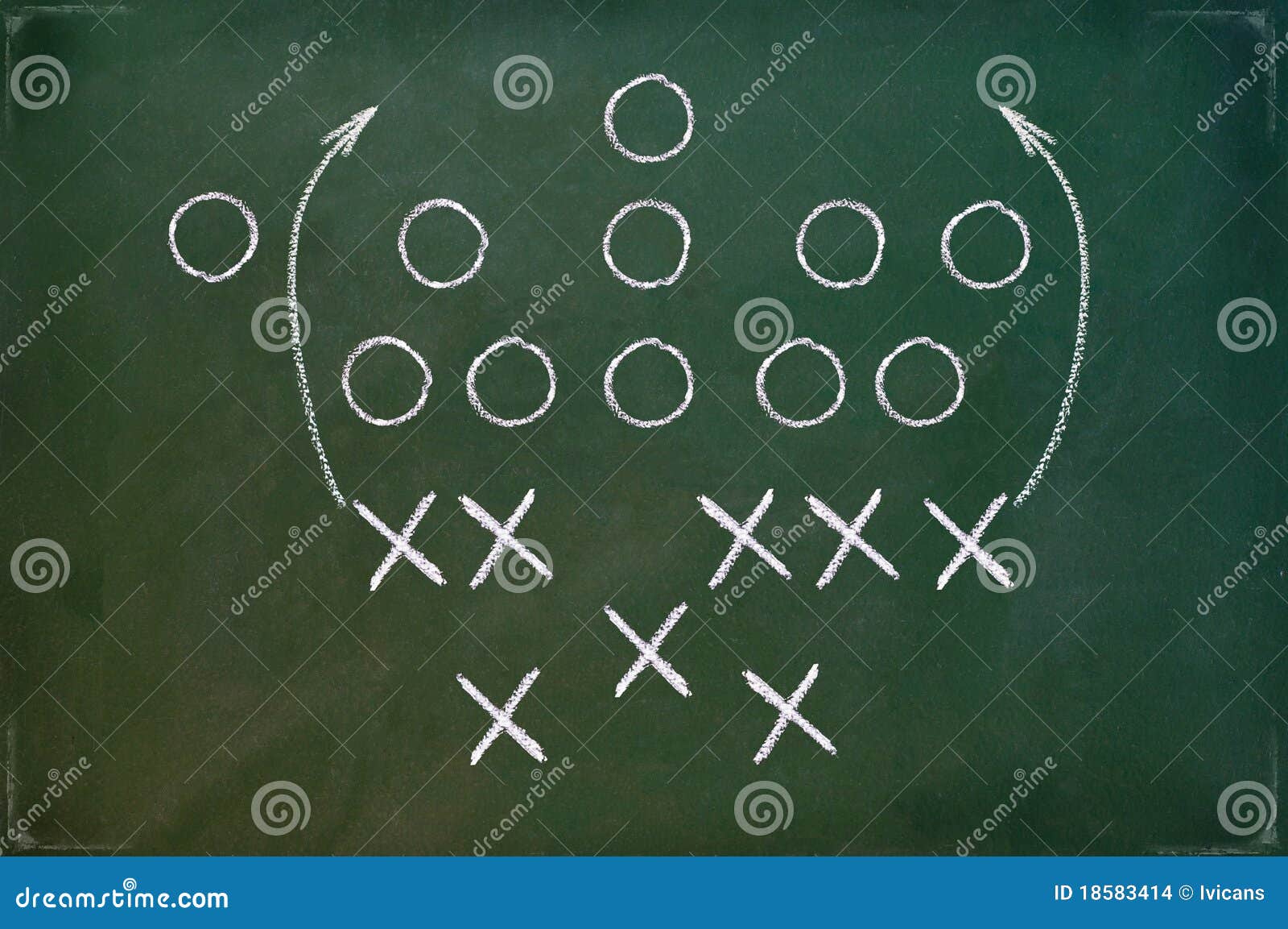 Game plan stock photo. Image of green, blackboard, rectangle - 18583414