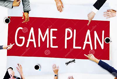 Game Plan Strategy Tactic Planning Vision Concept Stock Image - Image ...