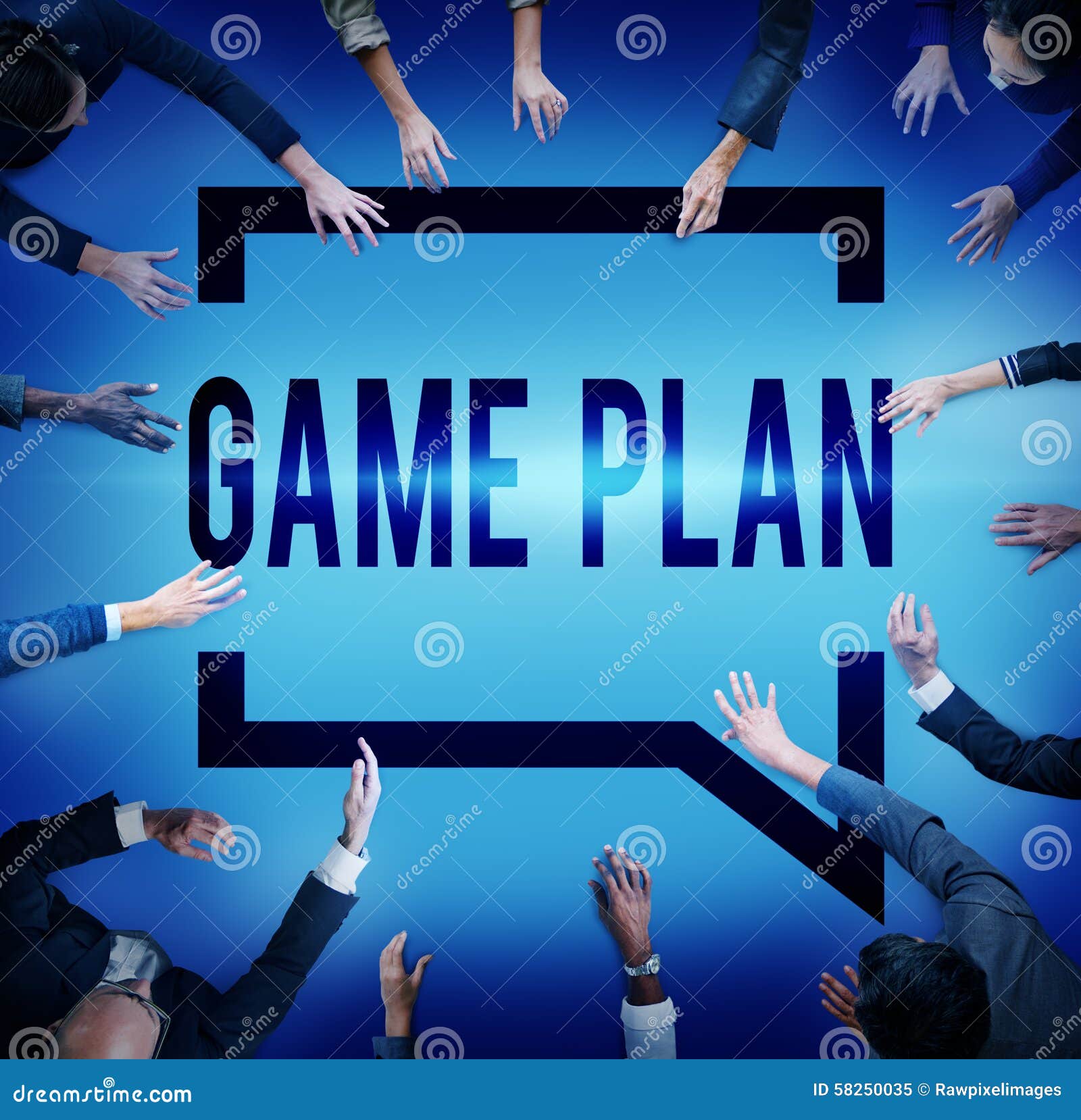 Game Plan Strategy Tactic Planning Vision Concept Stock Image - Image ...