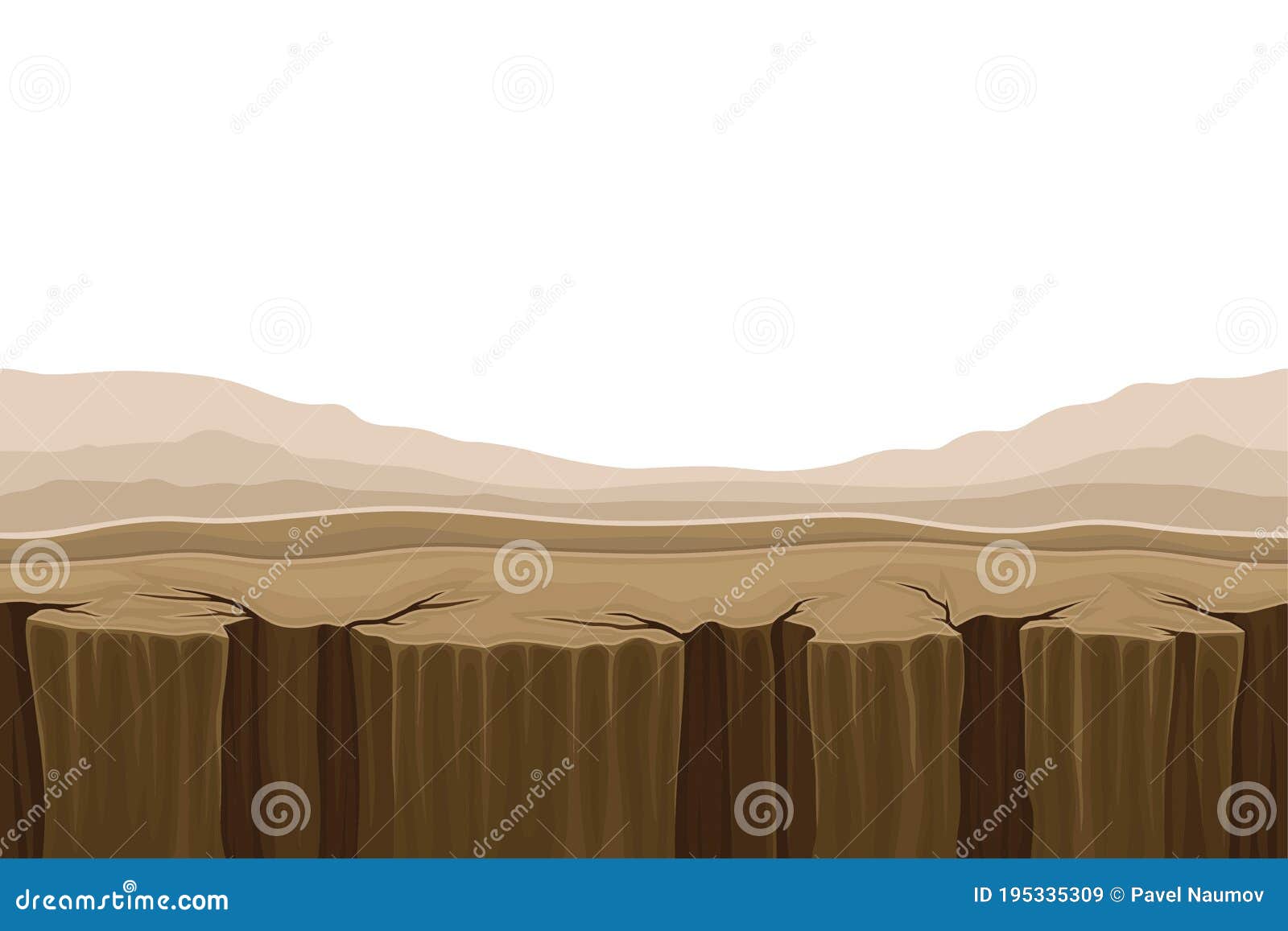 Game Platform Cartoon Forest Landscape, 2d Design | CartoonDealer.com ...