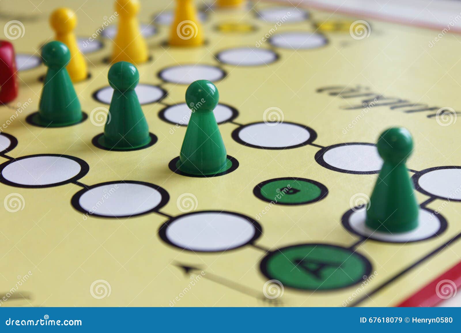 Game Play Figure Boardgame Luck Angry Stock Image - Image of dice ...