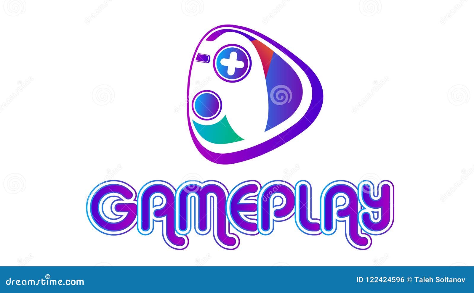 Game-play Logo Design Vector Stock Vector - Illustration of colorful ...