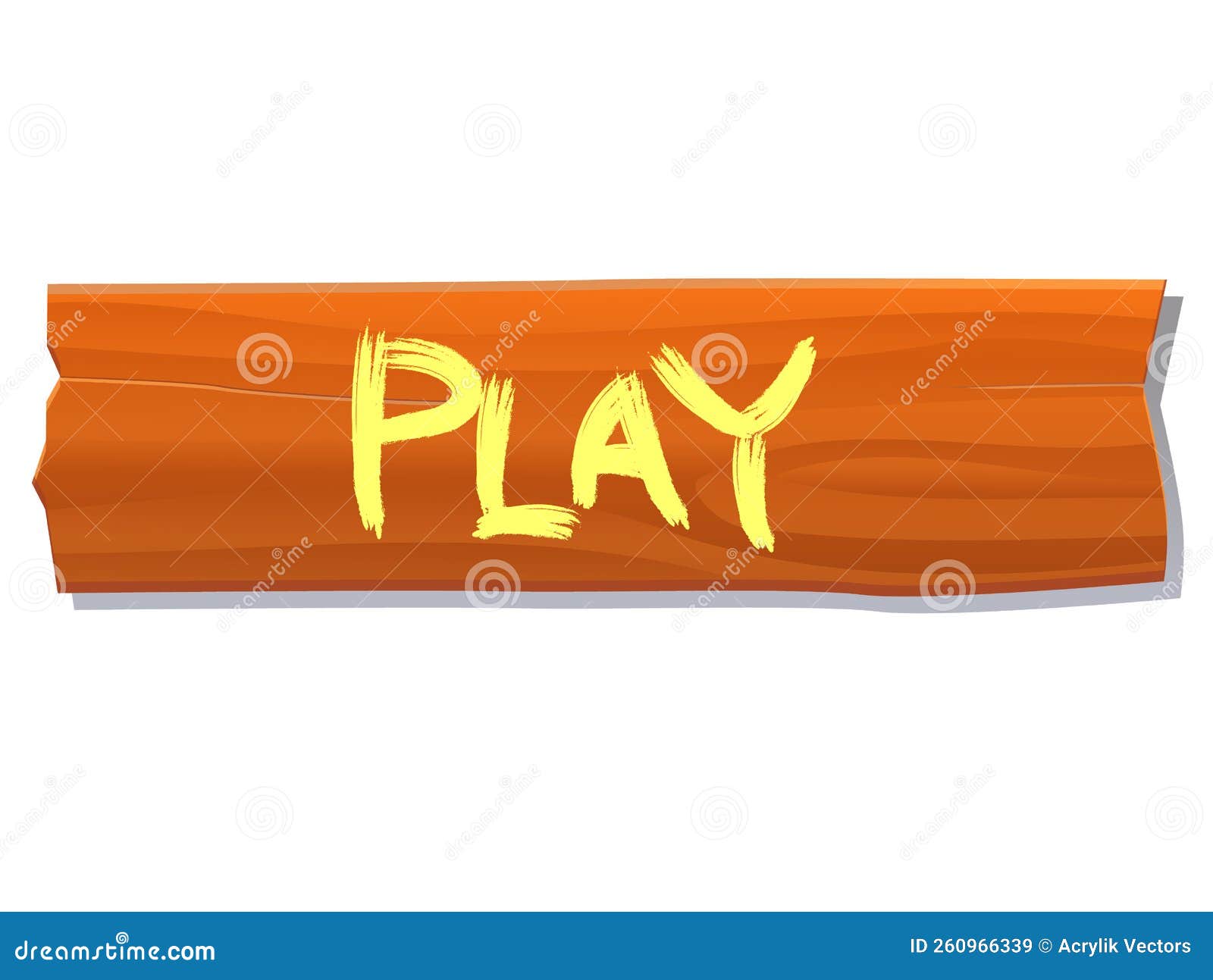 Game play menu ui vector stock vector. Illustration of clip - 260966339