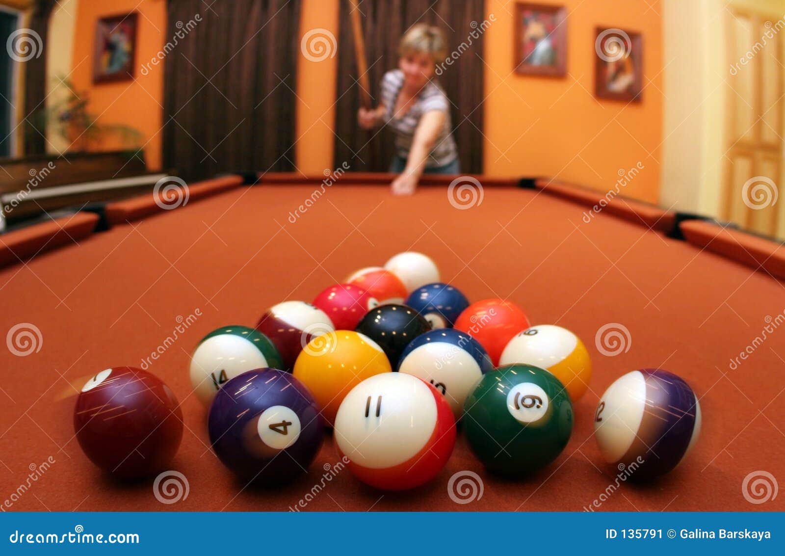 Game of pool stock image. Image of night, billiard, game - 135791