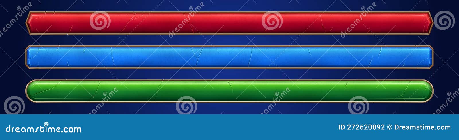 Game Progress Bars Vector Set Ui Cartoon Interface | CartoonDealer.com ...