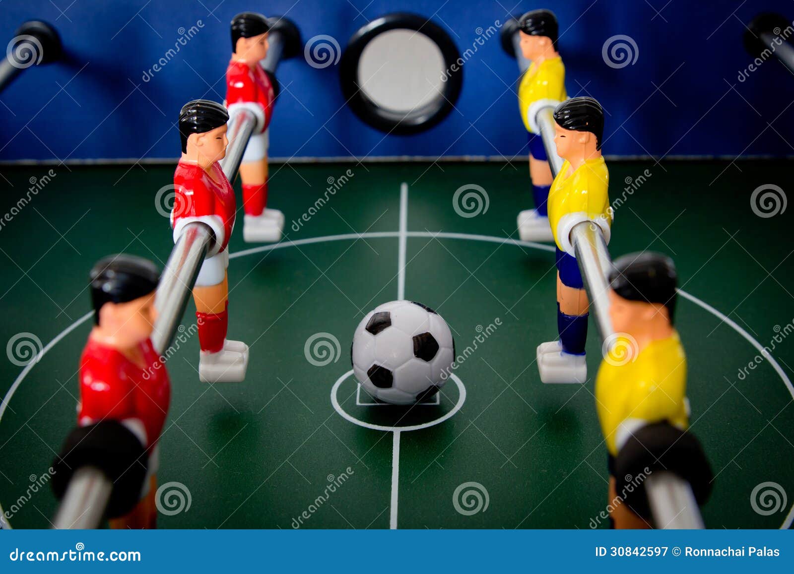 Game of red and yellow stock image. Image of team, soccer - 30842597