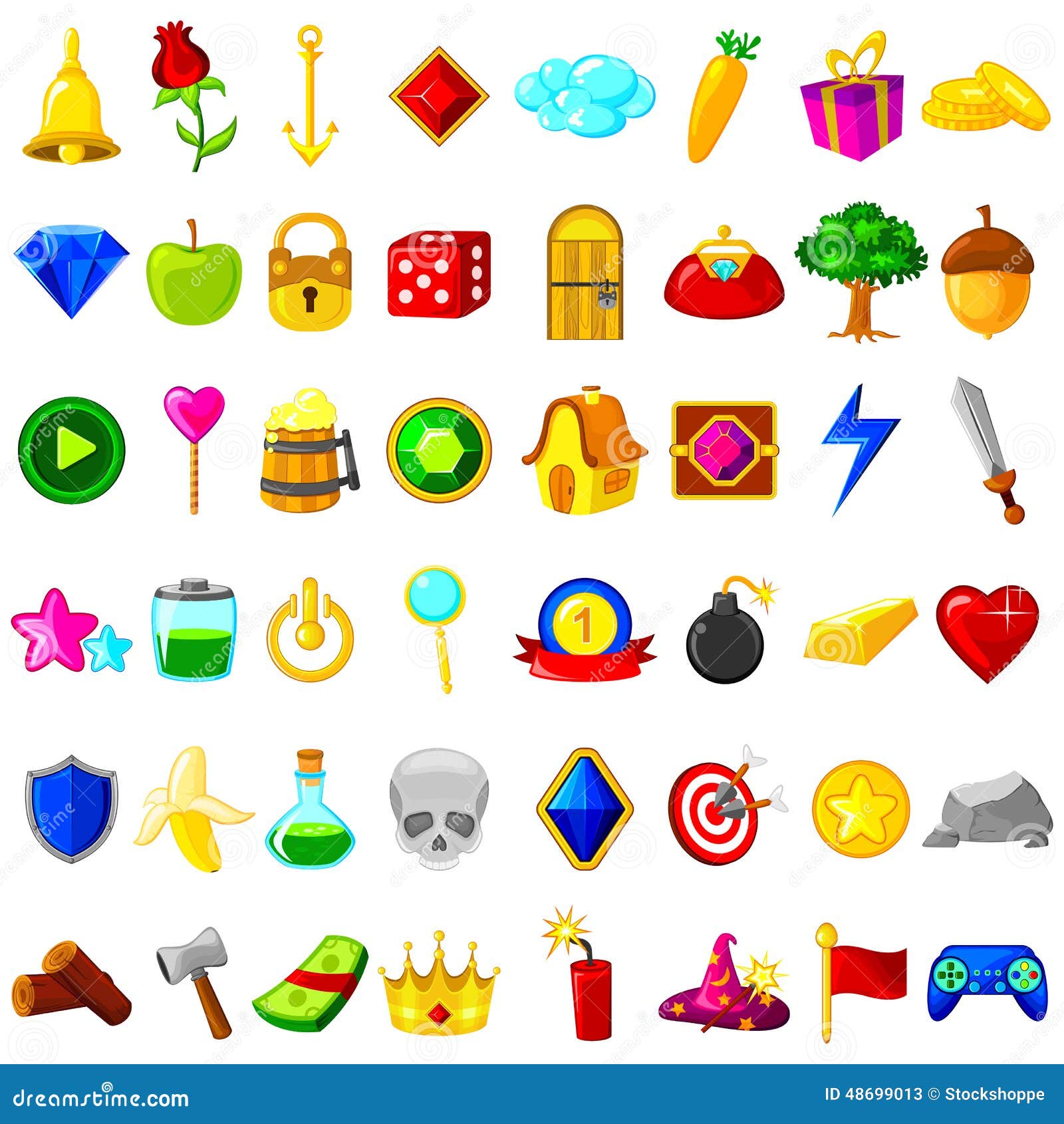 Game Resource for User Interface Stock Vector - Illustration of element ...