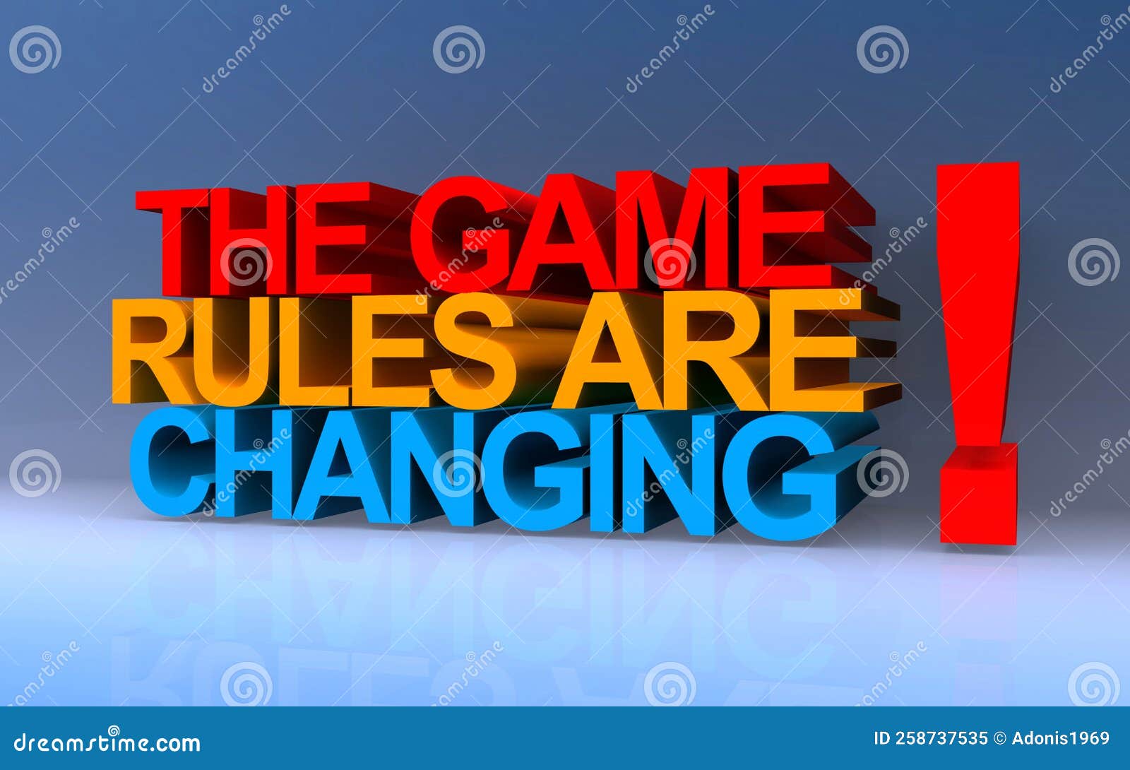 Changing The Rules Stock Image | CartoonDealer.com #63070651