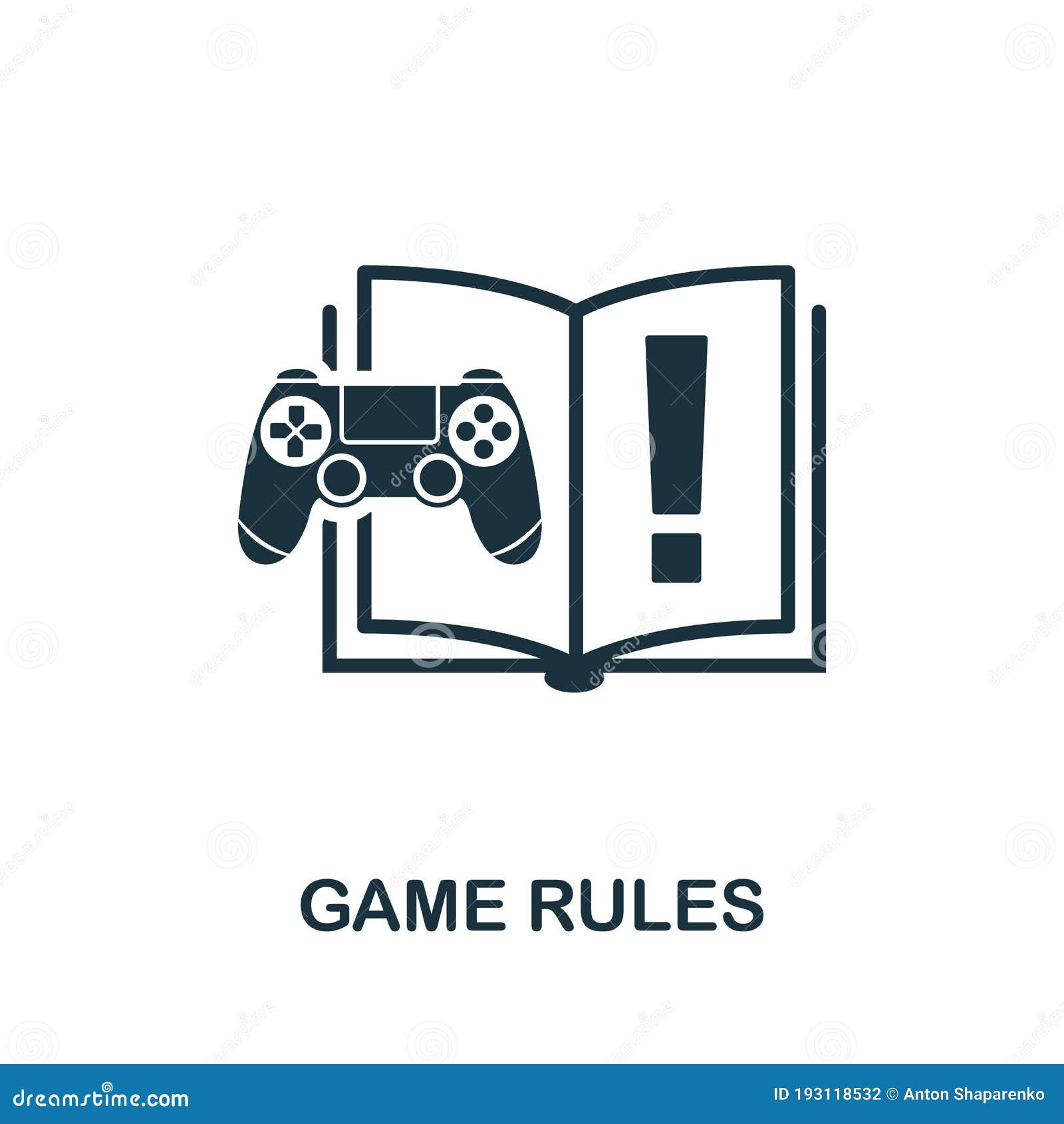 Game Rules Icon. Simple Element from Game Development Collection ...