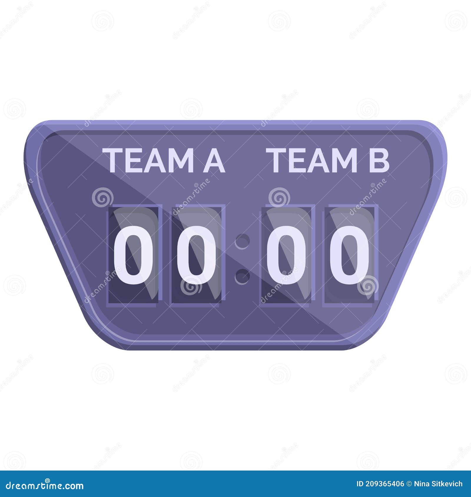 Game Scoreboard Icon, Cartoon Style Stock Vector - Illustration of ...