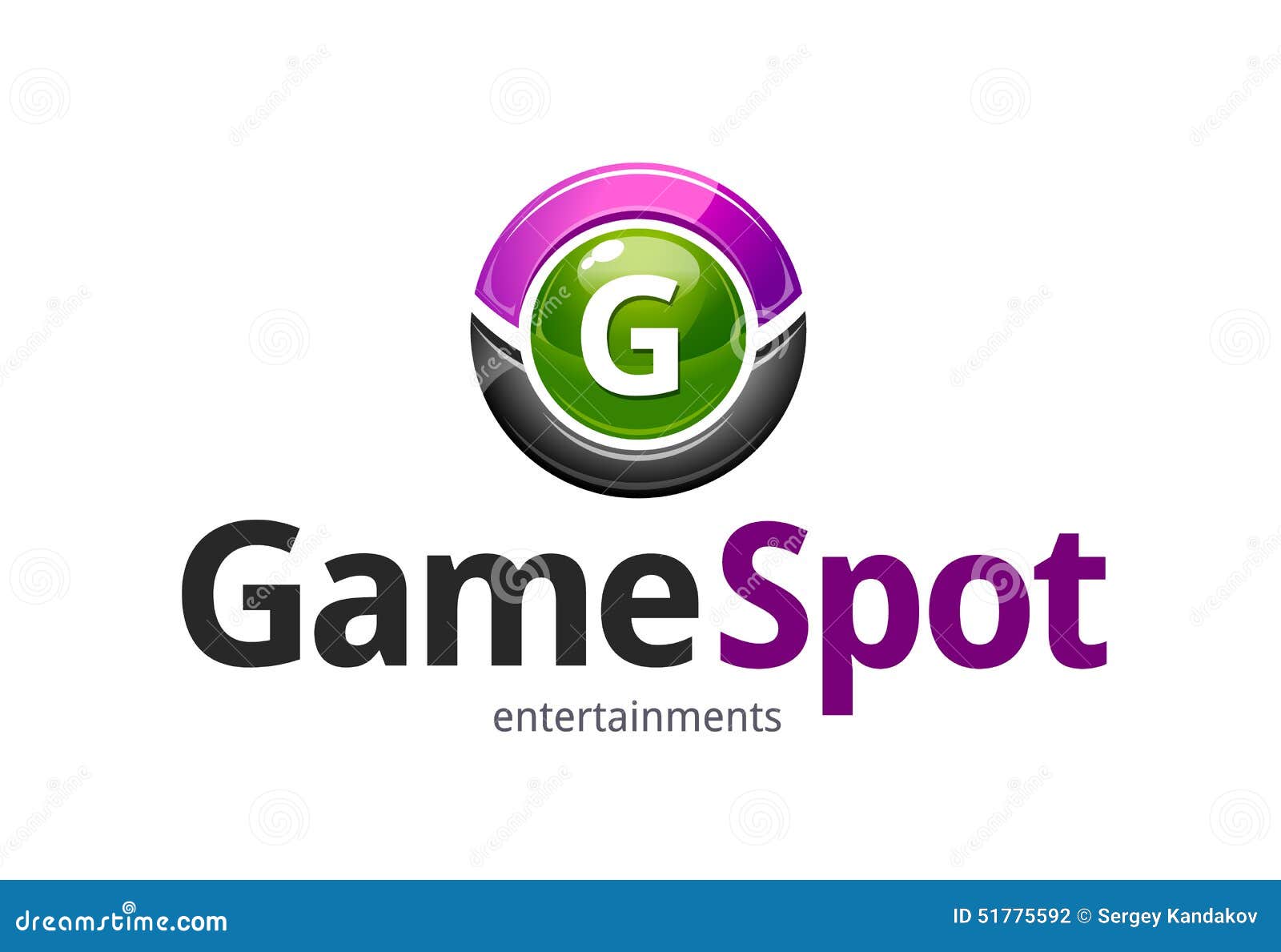 Game Spot Logo stock vector. Illustration of sign, logo - 51775592