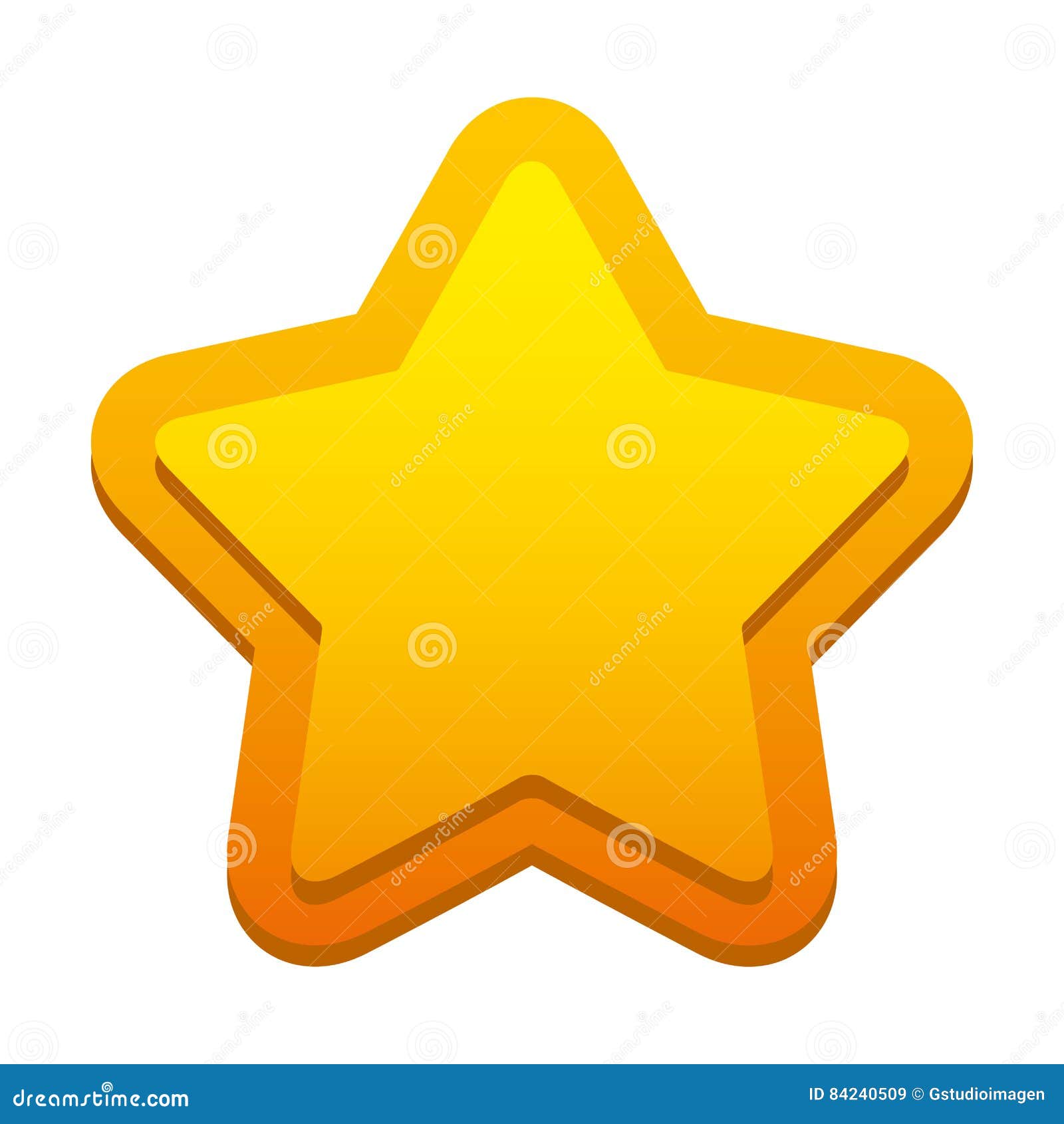 Game star isolated icon stock illustration. Illustration of shine ...