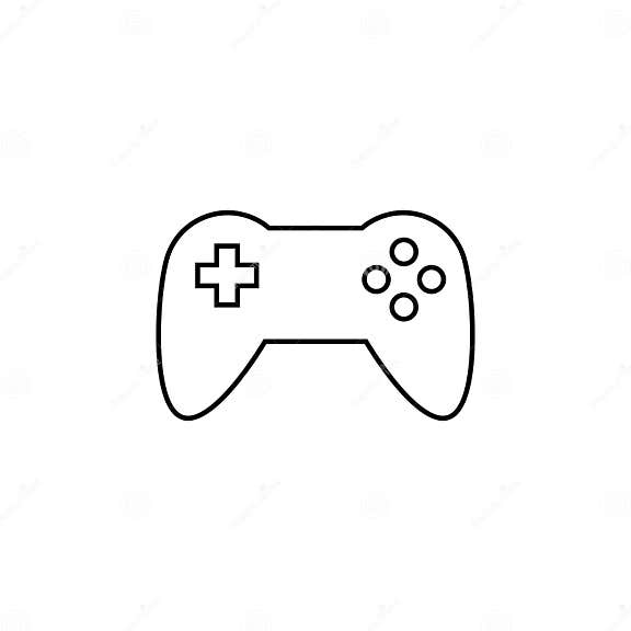 Game stick logo stock vector. Illustration of vector - 198388936