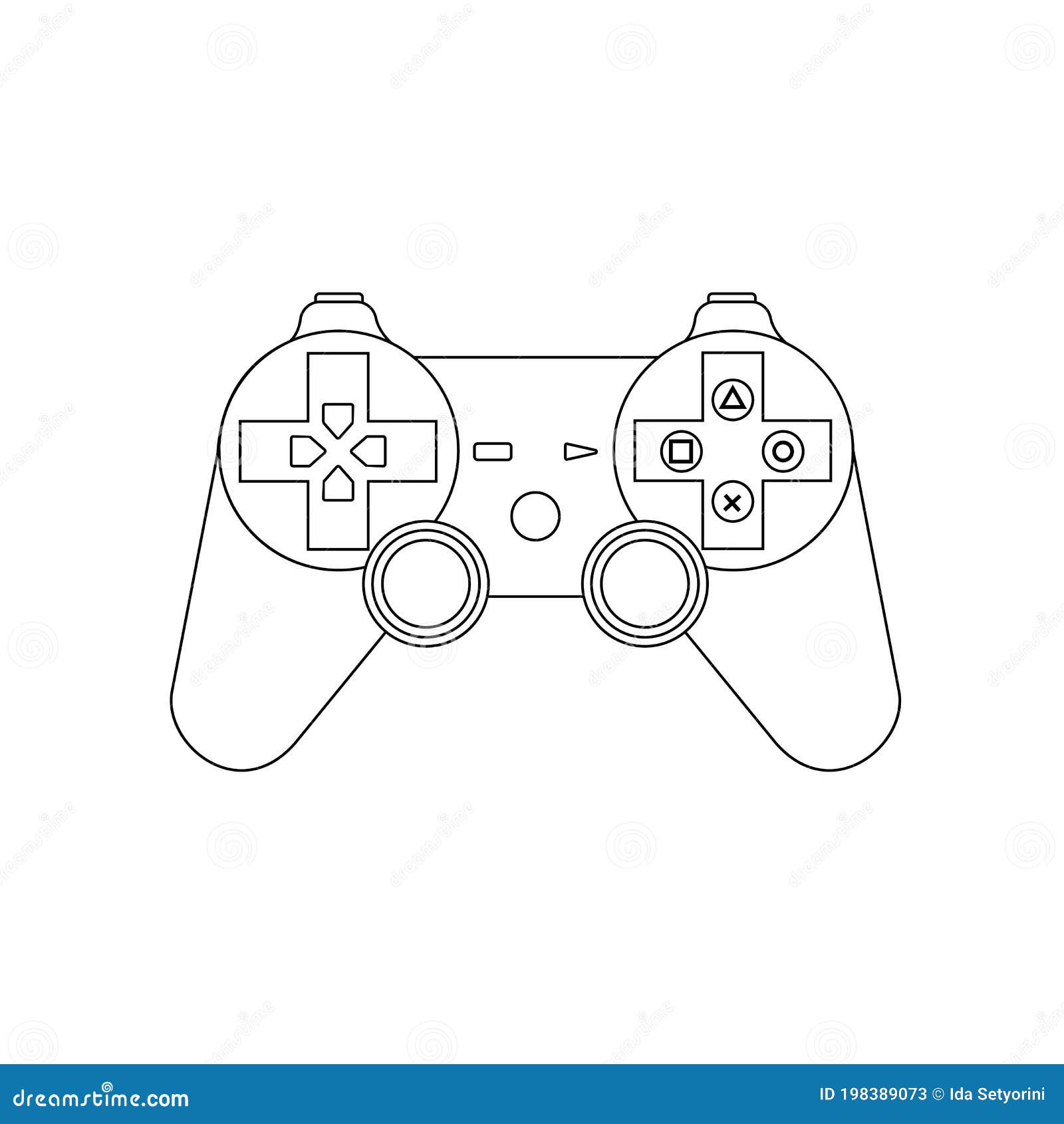 Game stick logo stock illustration. Illustration of outline - 198389073