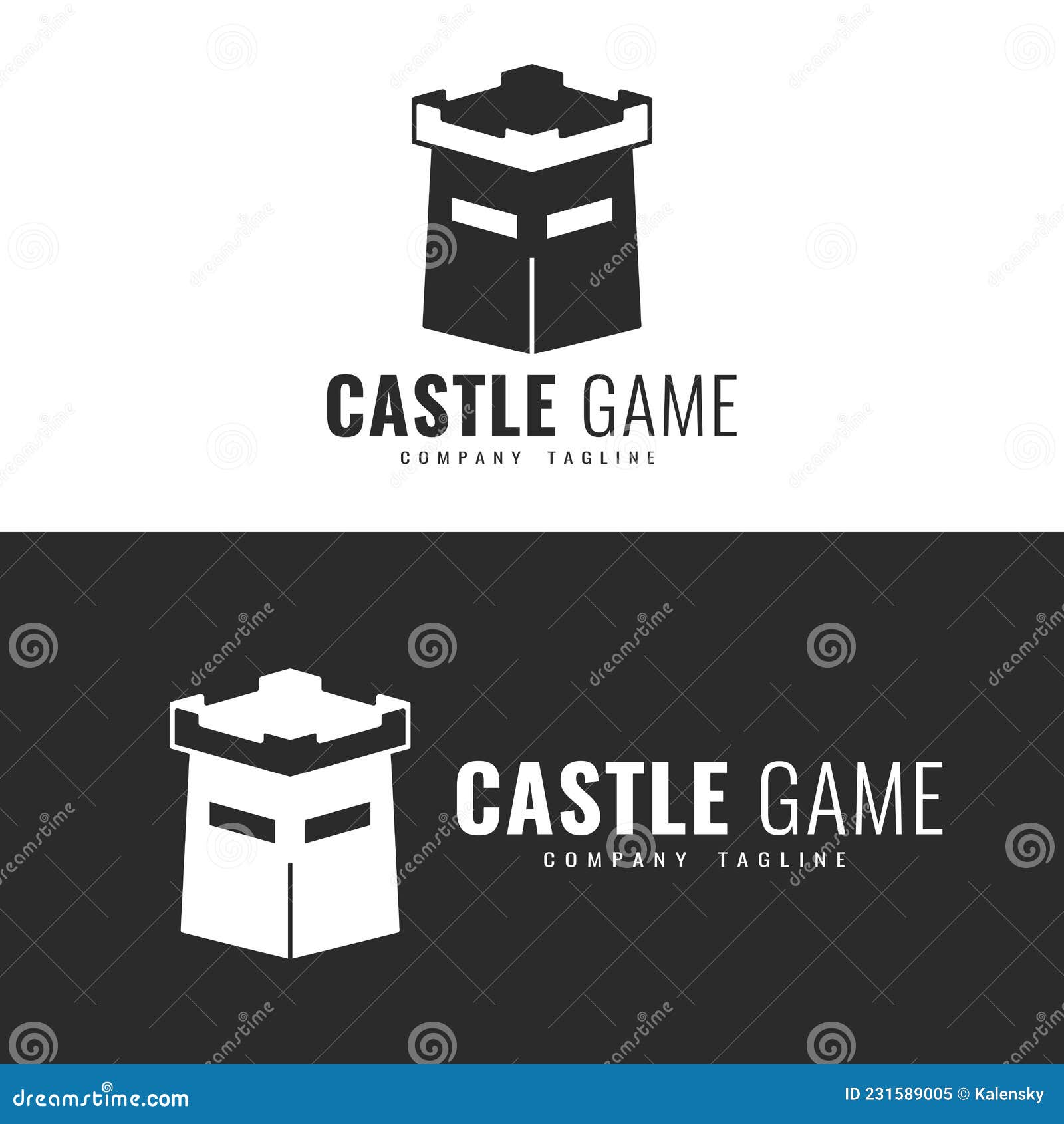 Game studio logo stock vector. Illustration of emblem - 231589005