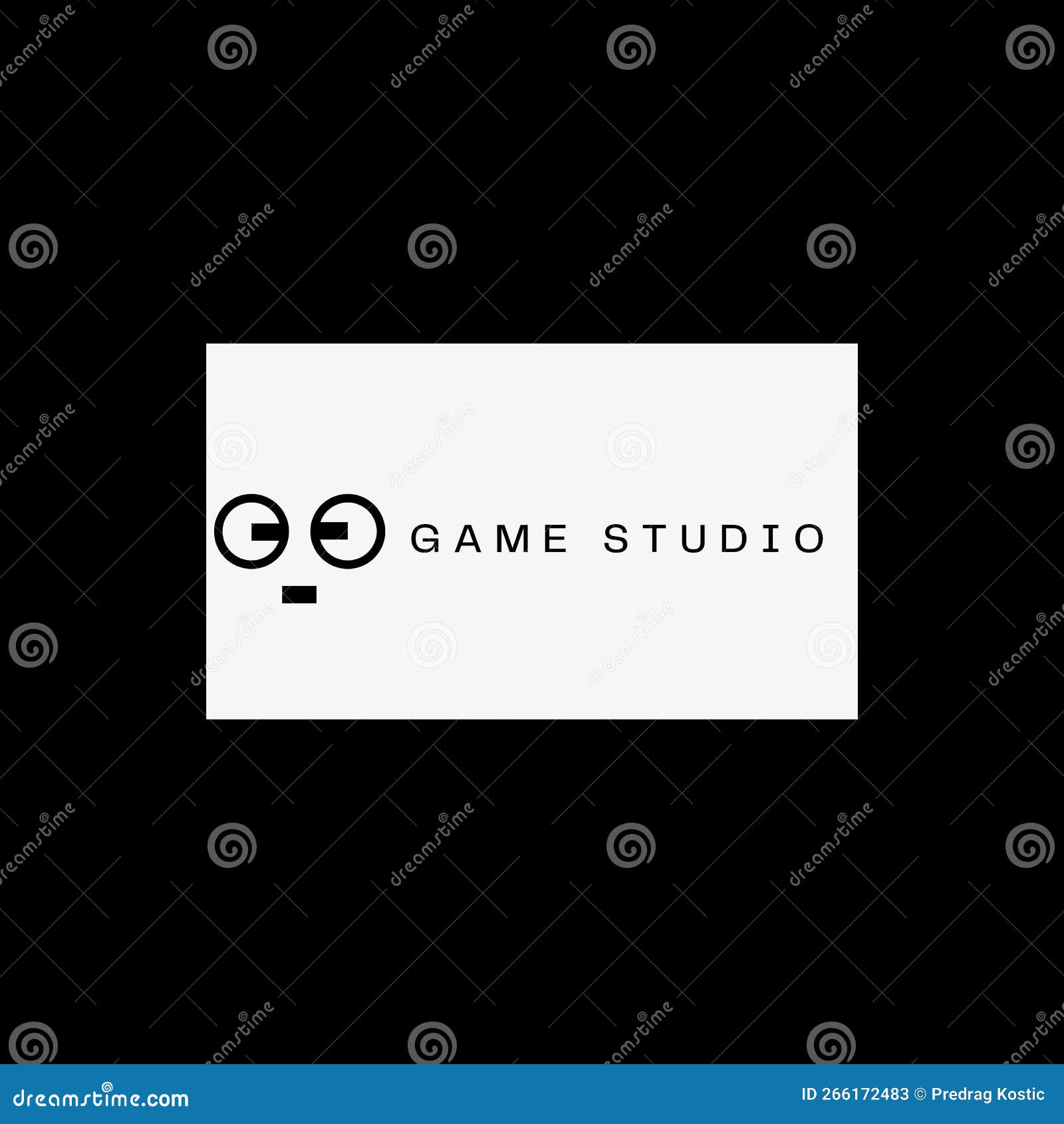 Game studio logo stock illustration. Illustration of multimedia - 266172483