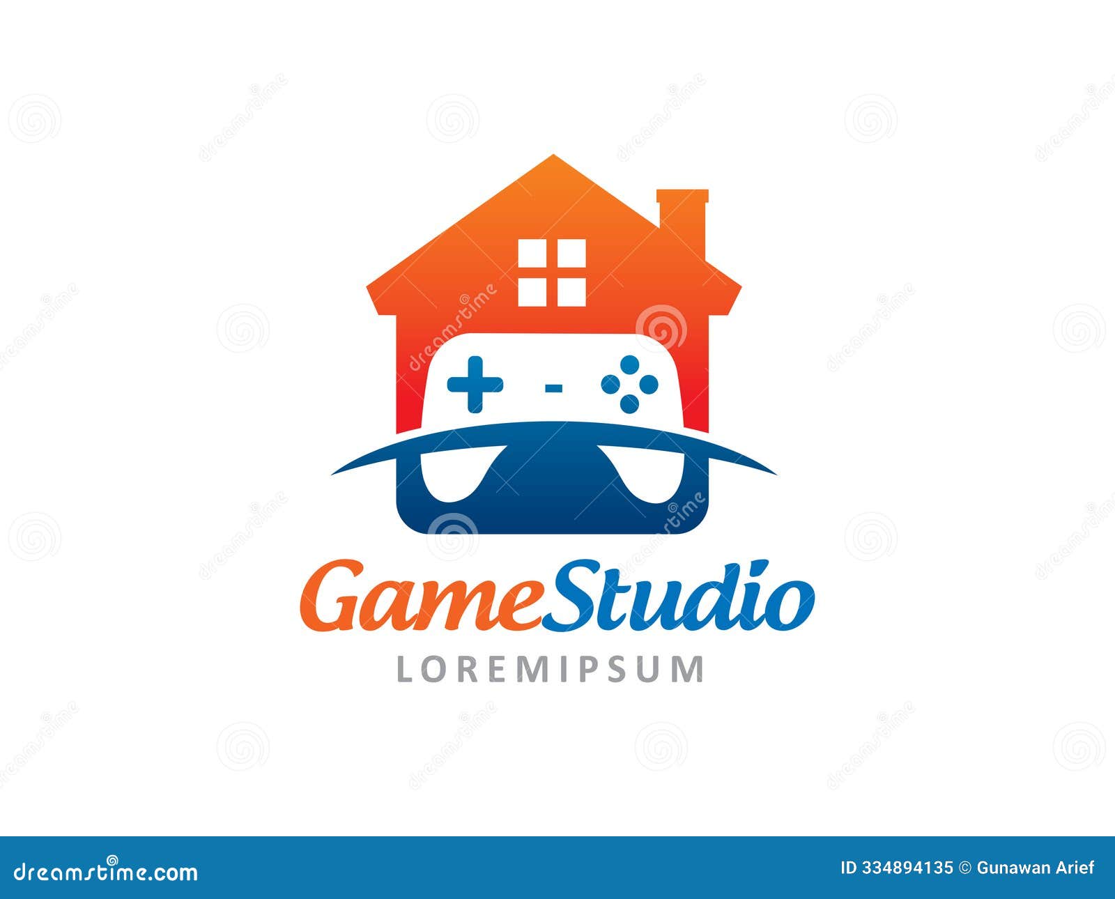 Game Studio Logo Symbol or Icon Template Stock Illustration ...