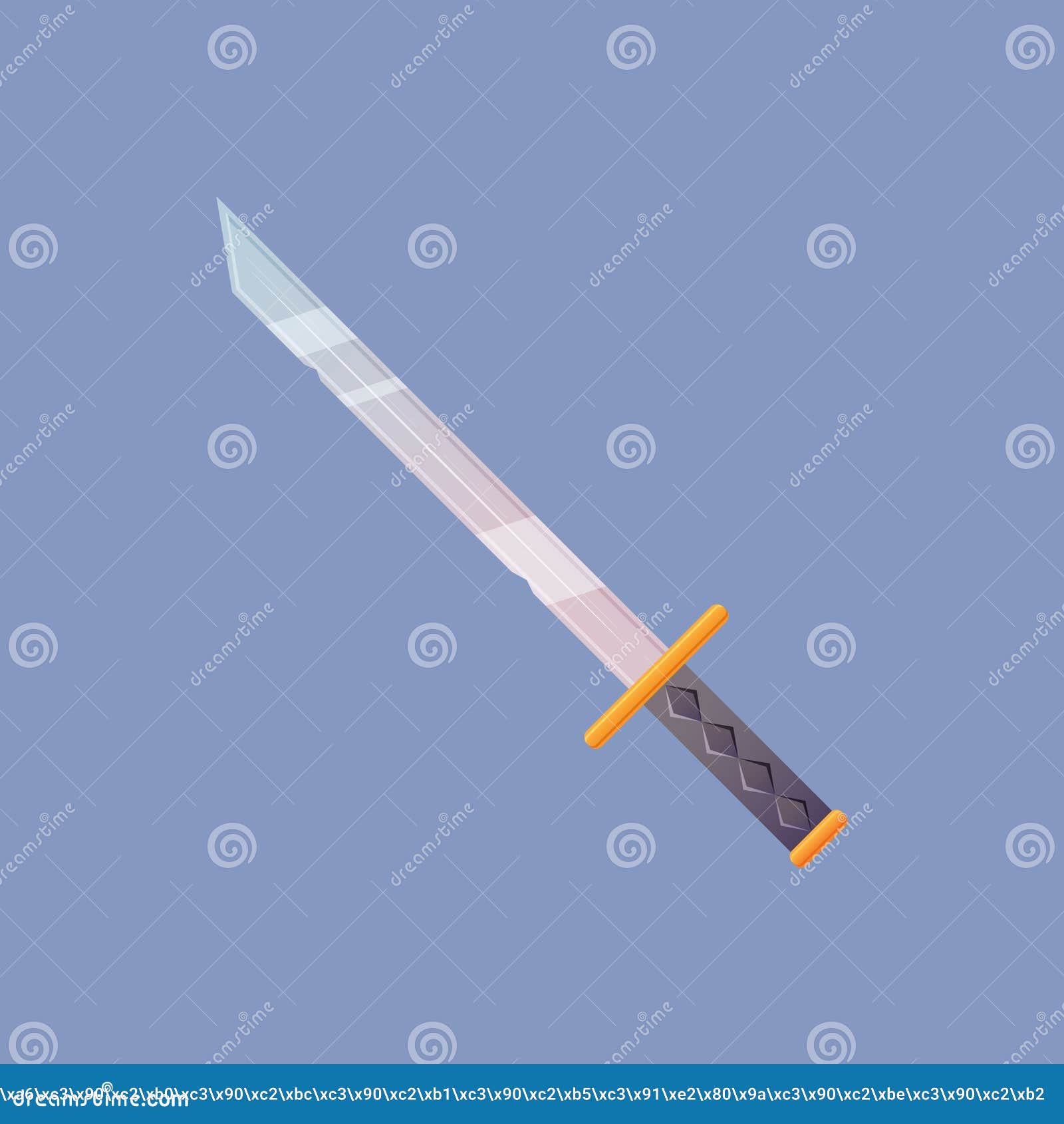 Game sword vector stock vector. Illustration of blade - 84200311