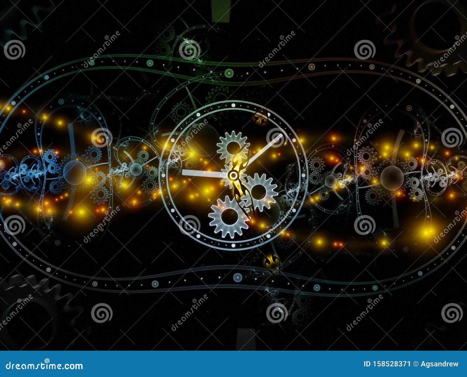 Game of Temporal Realm stock illustration. Illustration of temporal ...
