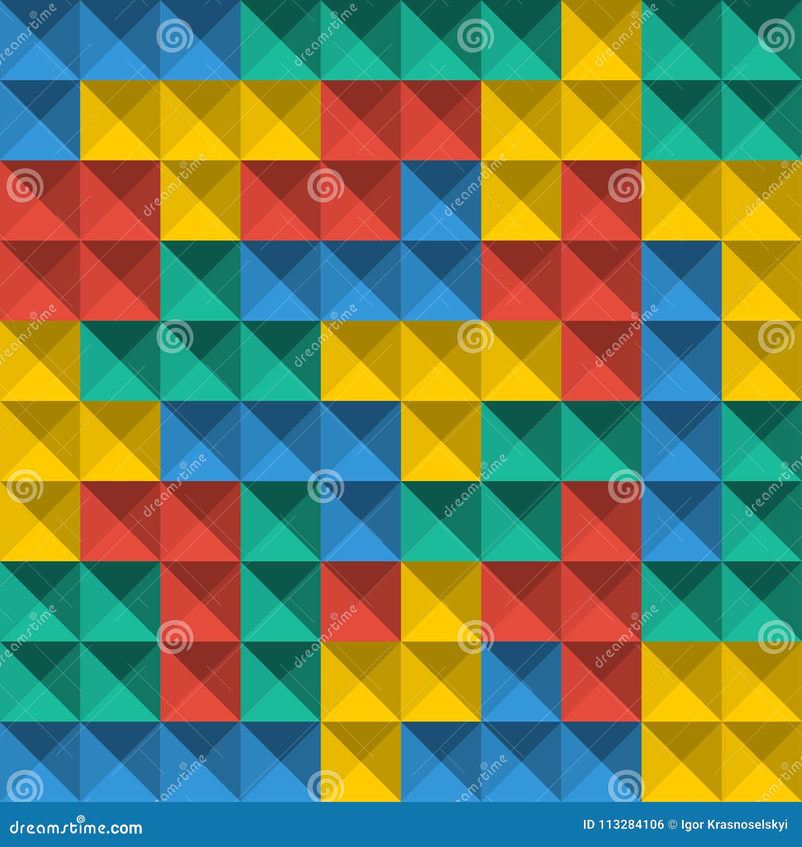 Game Tetris Pixel Bricks. Seamless Pattern Background. Colorfull Game ...