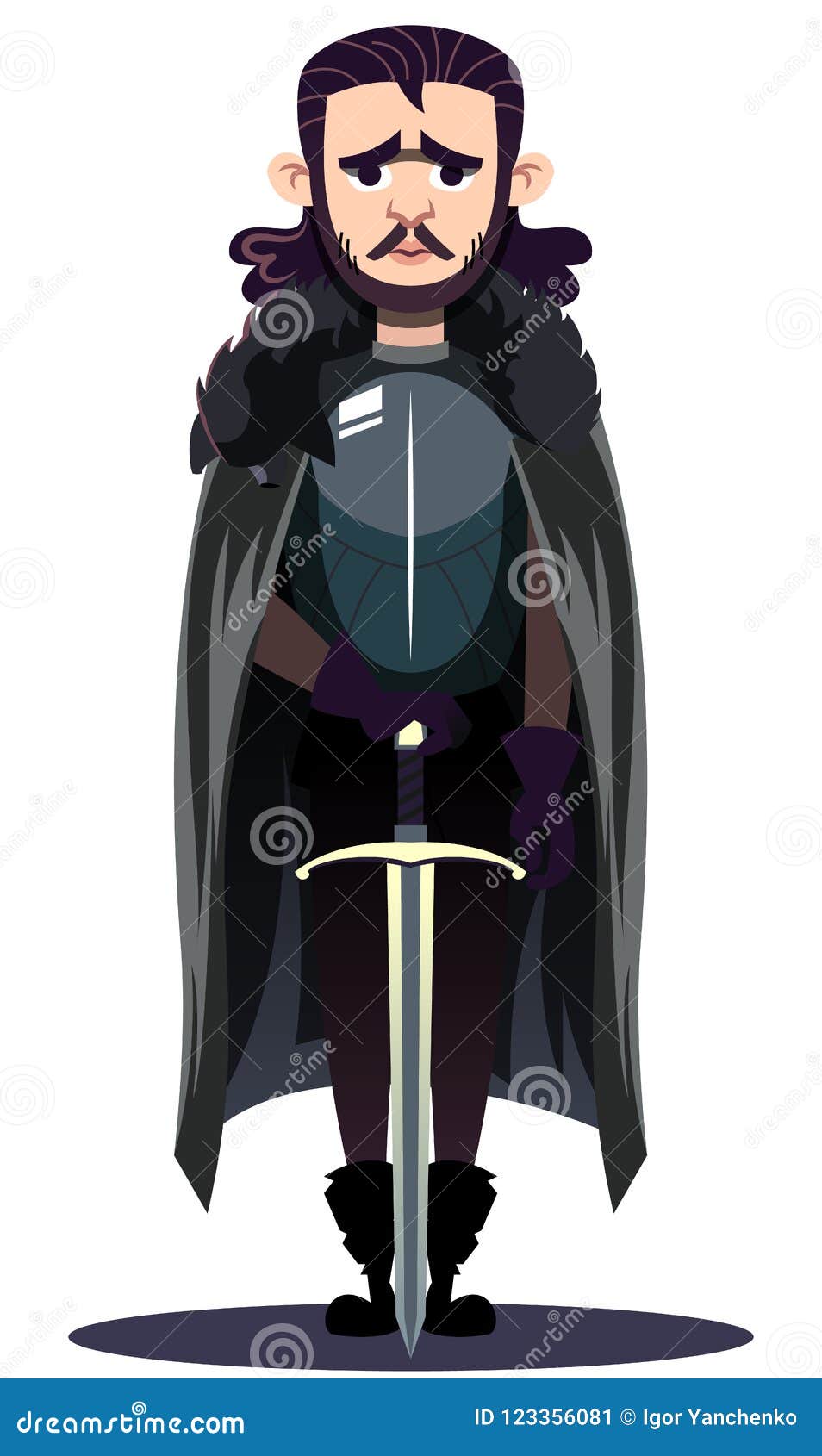 Game of Thrones Character: Jon Snow Editorial Photo - Illustration of ...