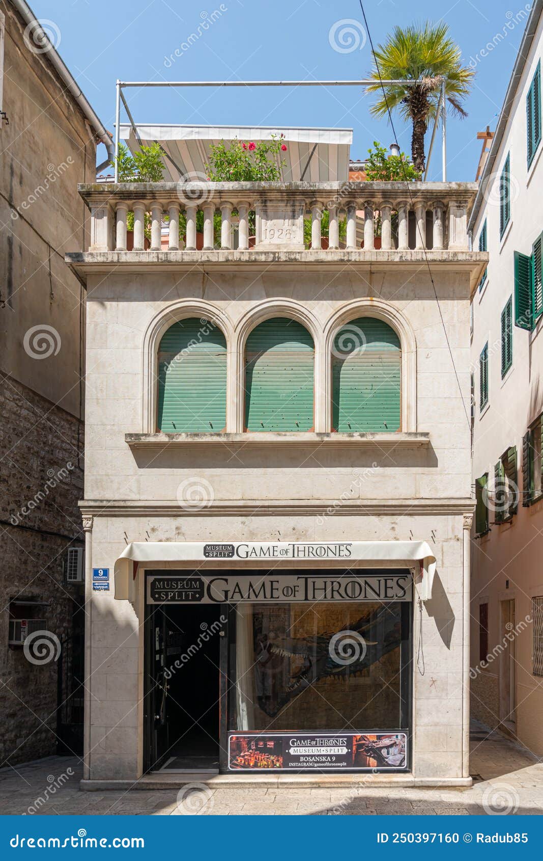 Game of Thrones Museum in Downtown Old City of Split Editorial Image ...