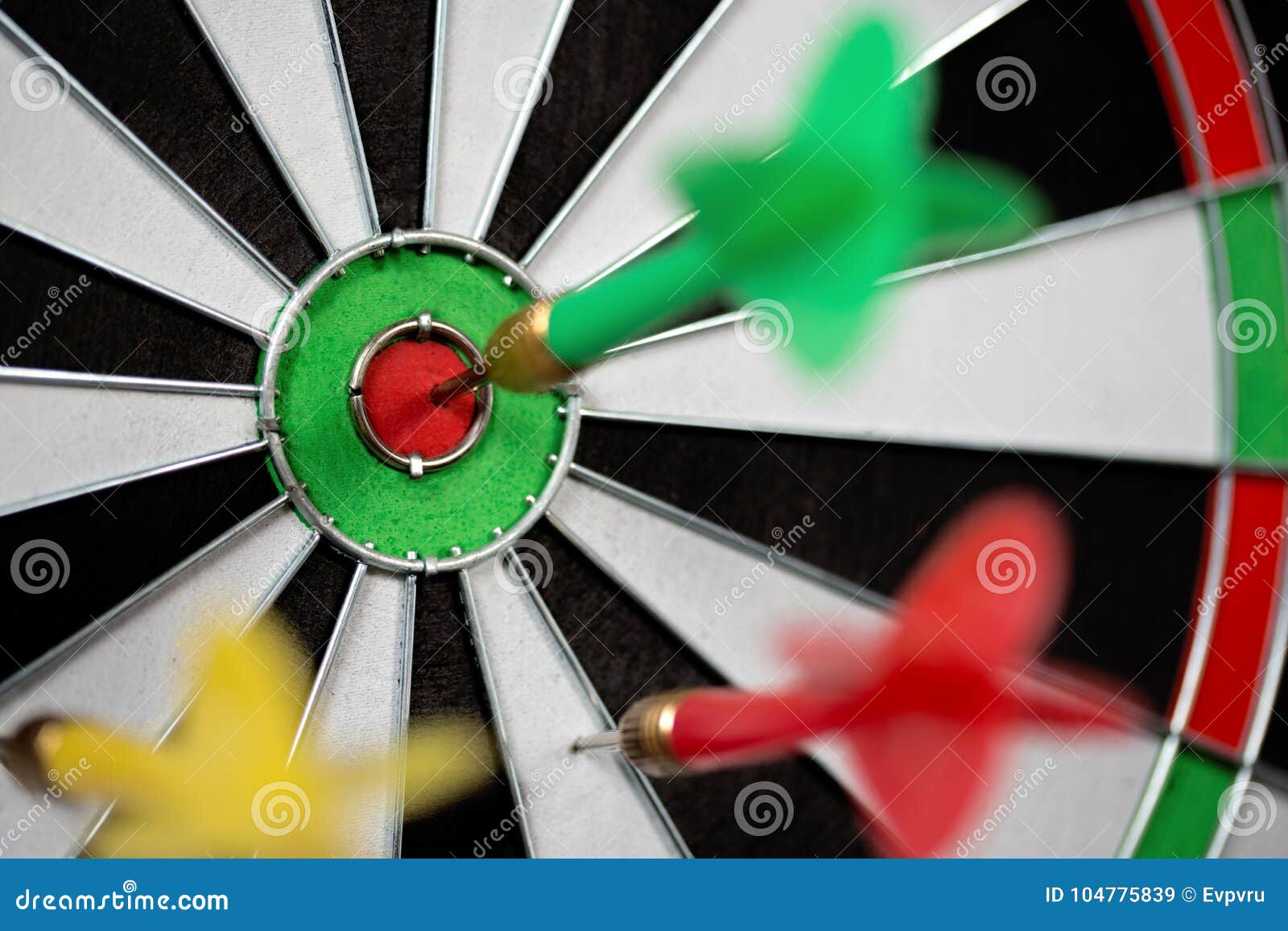 Game Throwing Darts at the Target Stock Image - Image of concept ...