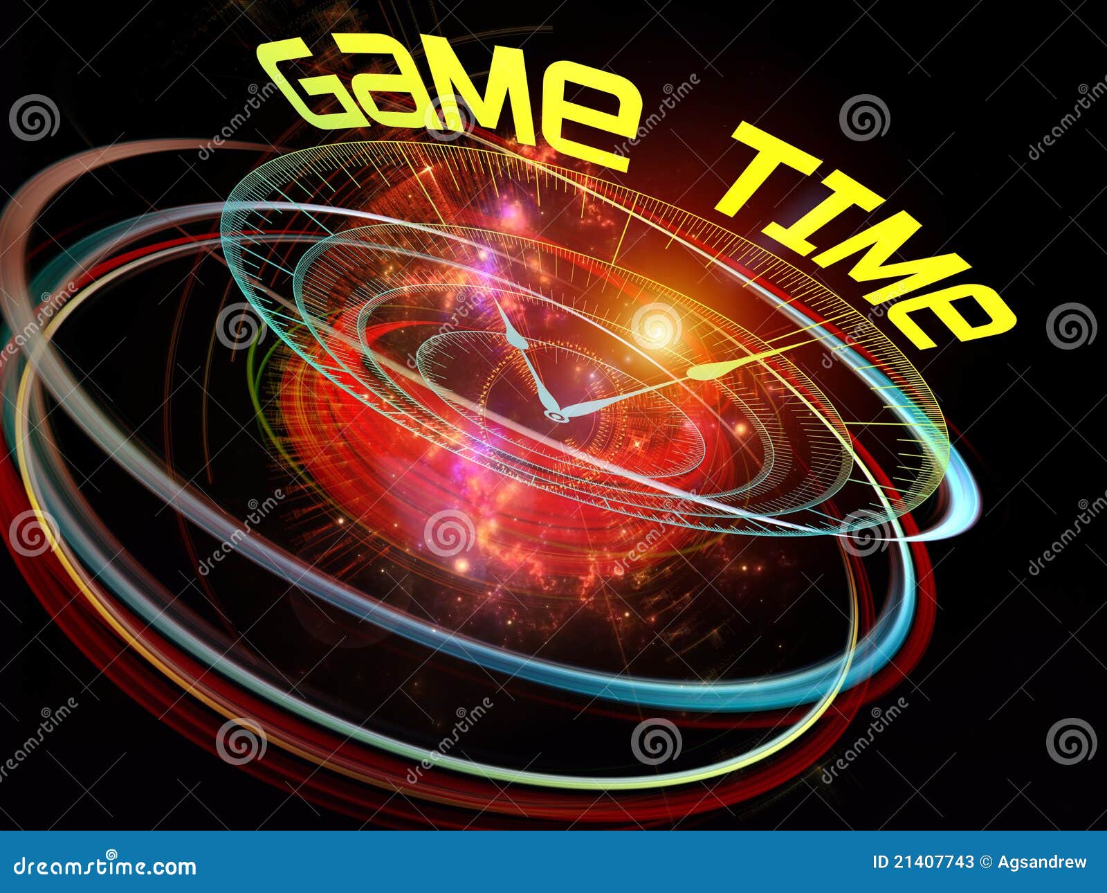 Game Time stock illustration. Illustration of instant - 21407743