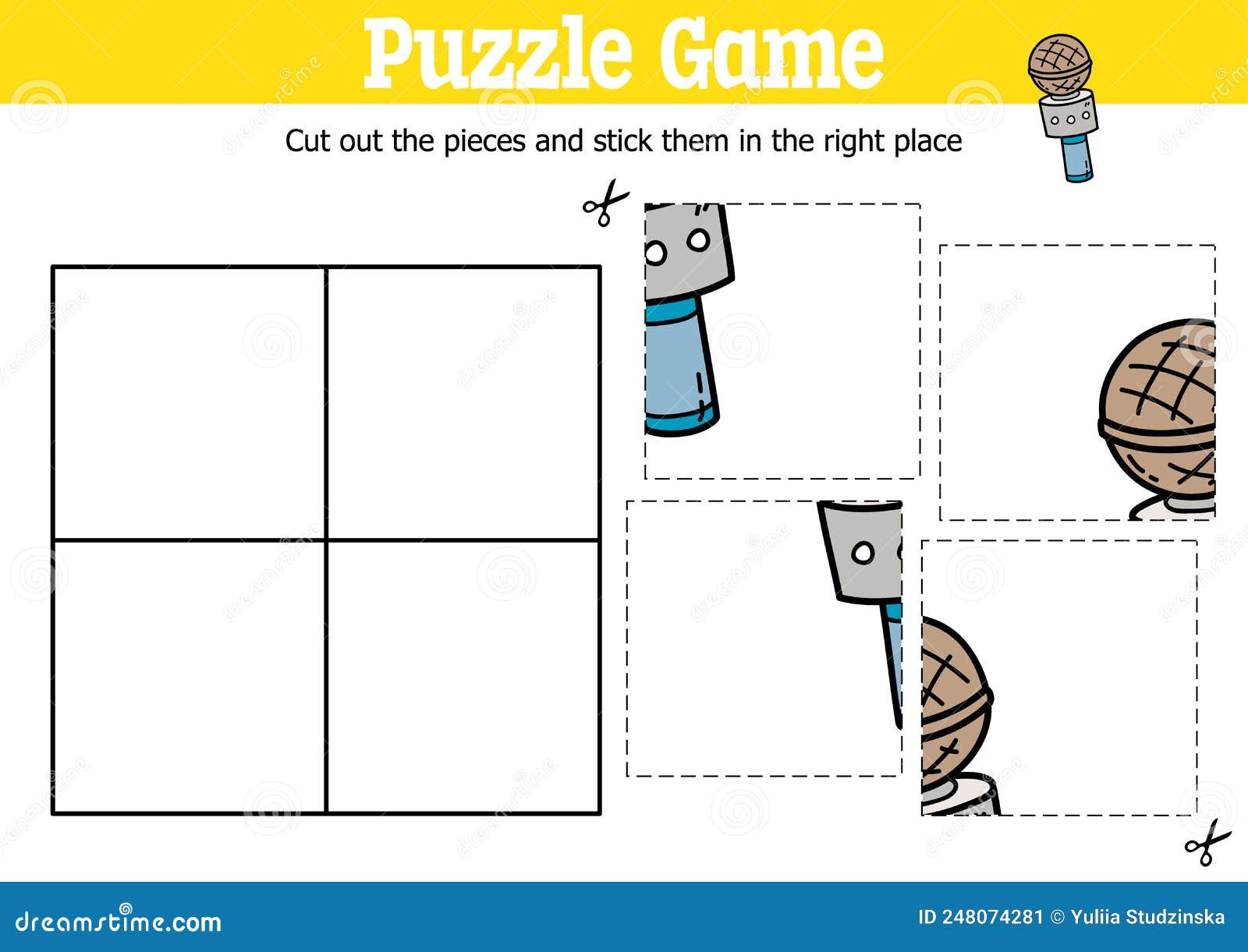 Doodle Microphone Icon. Speaker Pictogram. Vector Illustration ...