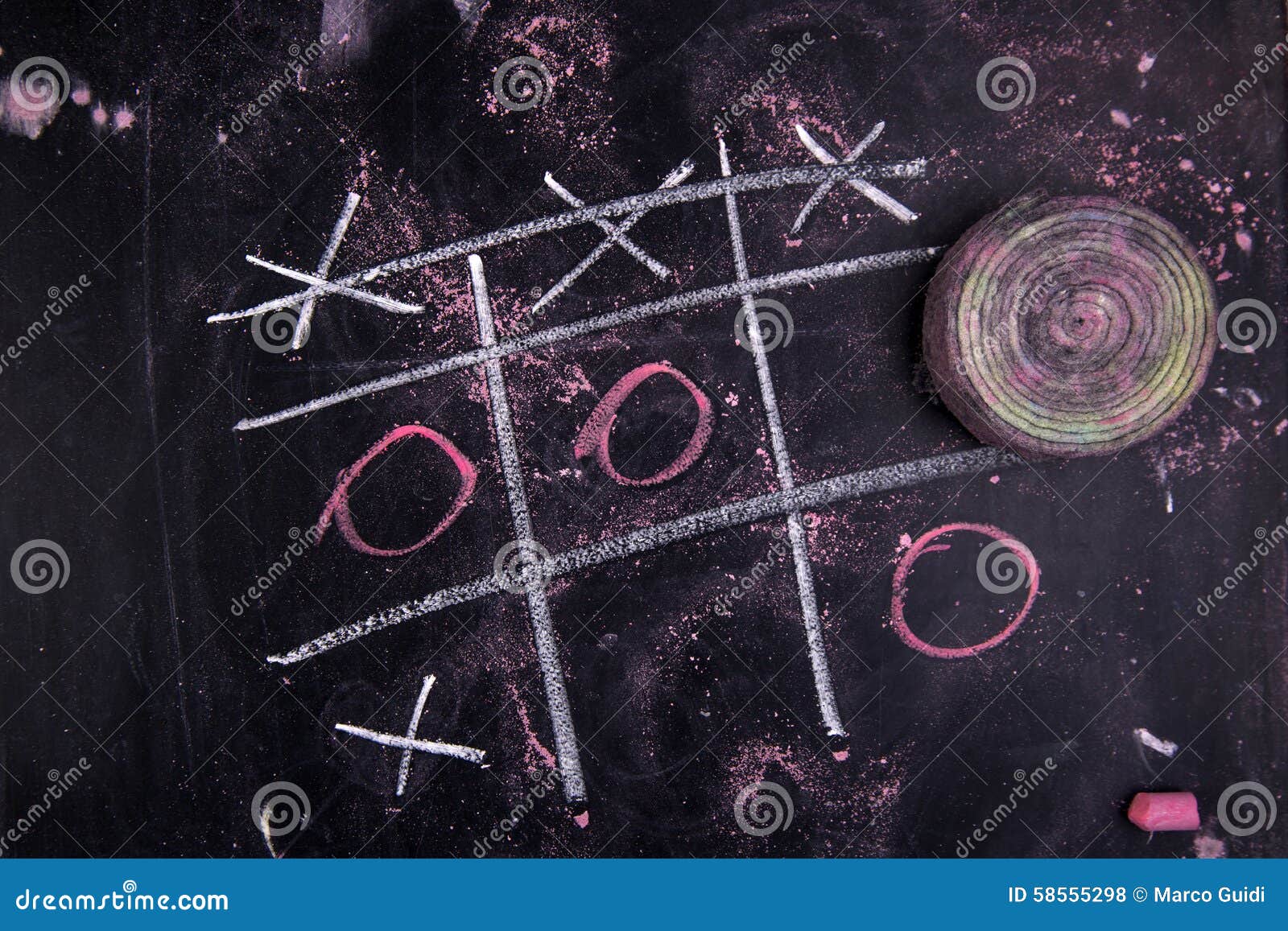 The game of tris stock photo. Image of writing, game - 58555298