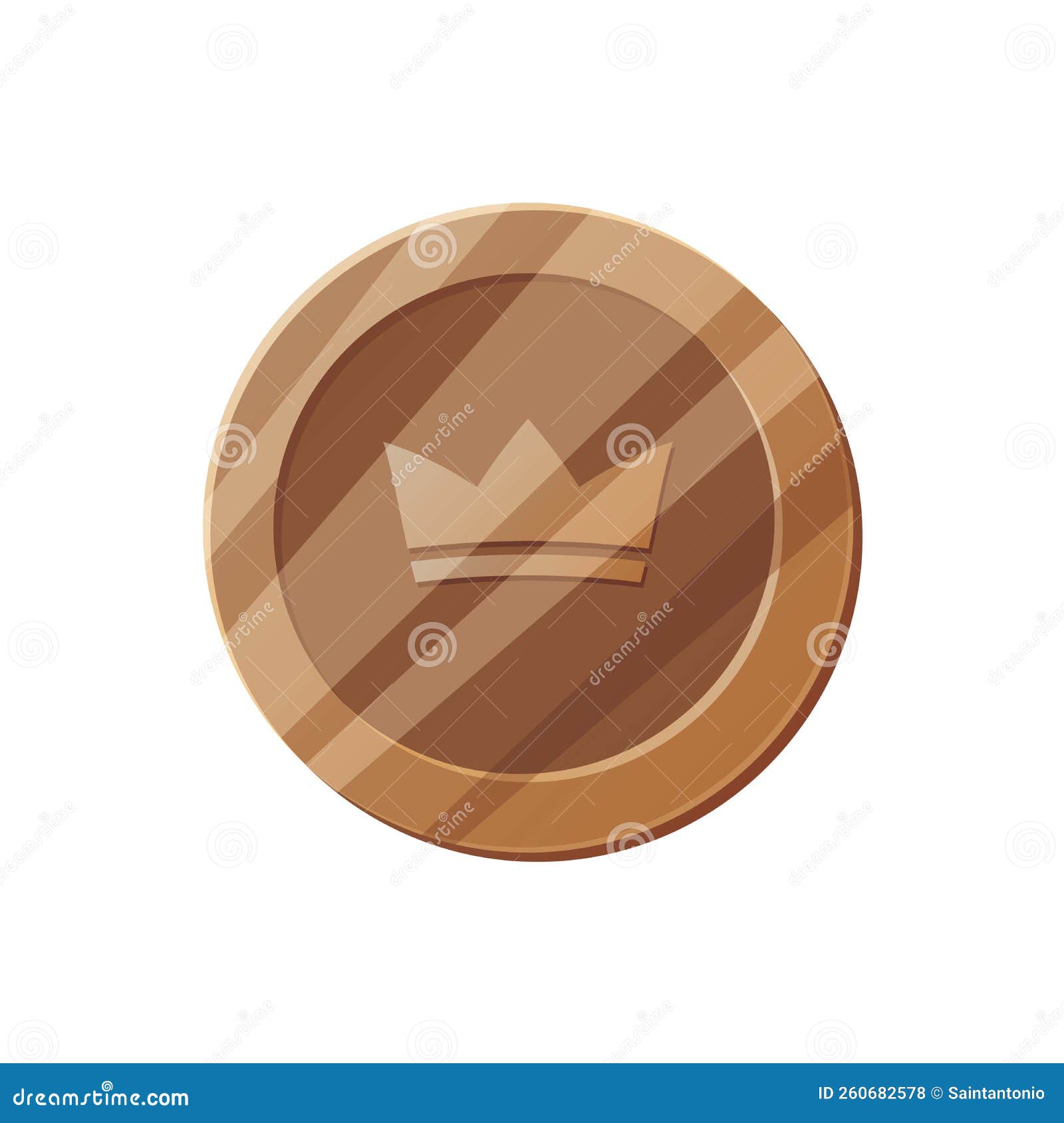 Game UI Asset. Gaming User Interface Coin Icon Stock Vector ...