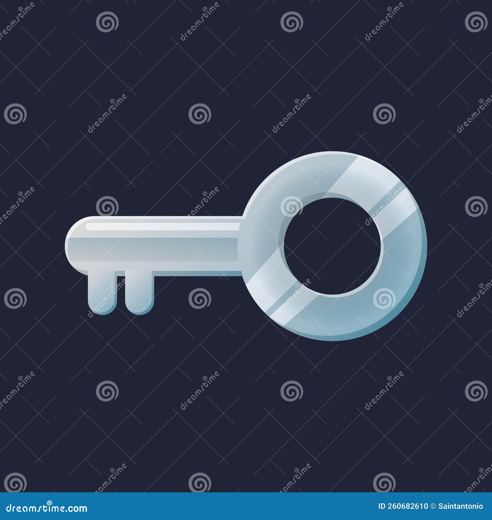 Game UI Asset. Gaming User Interface Key Icon Stock Vector ...