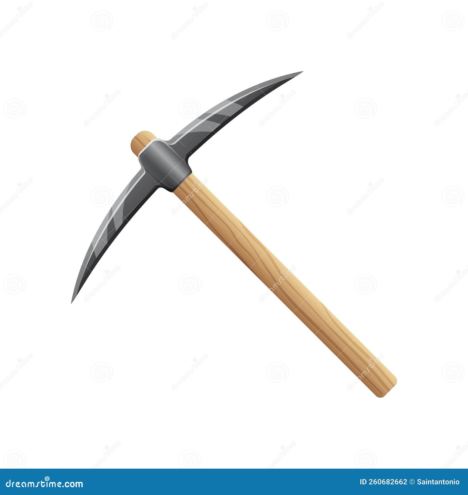 Game UI Asset. Gaming User Interface Pickaxe Icon Stock Vector ...