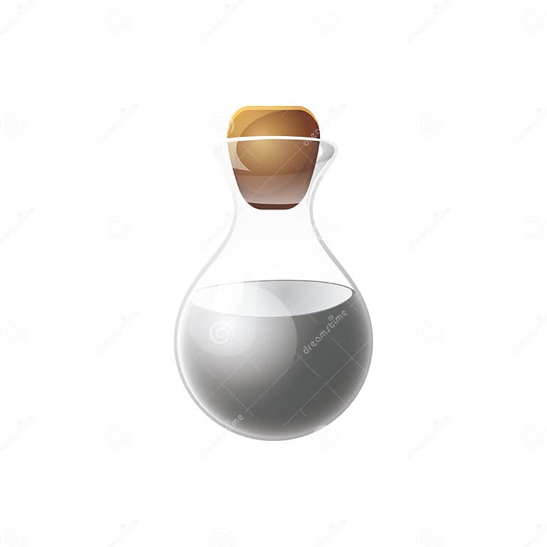 Game UI Asset. Gaming User Interface Potion Bottle Icon Stock Vector ...