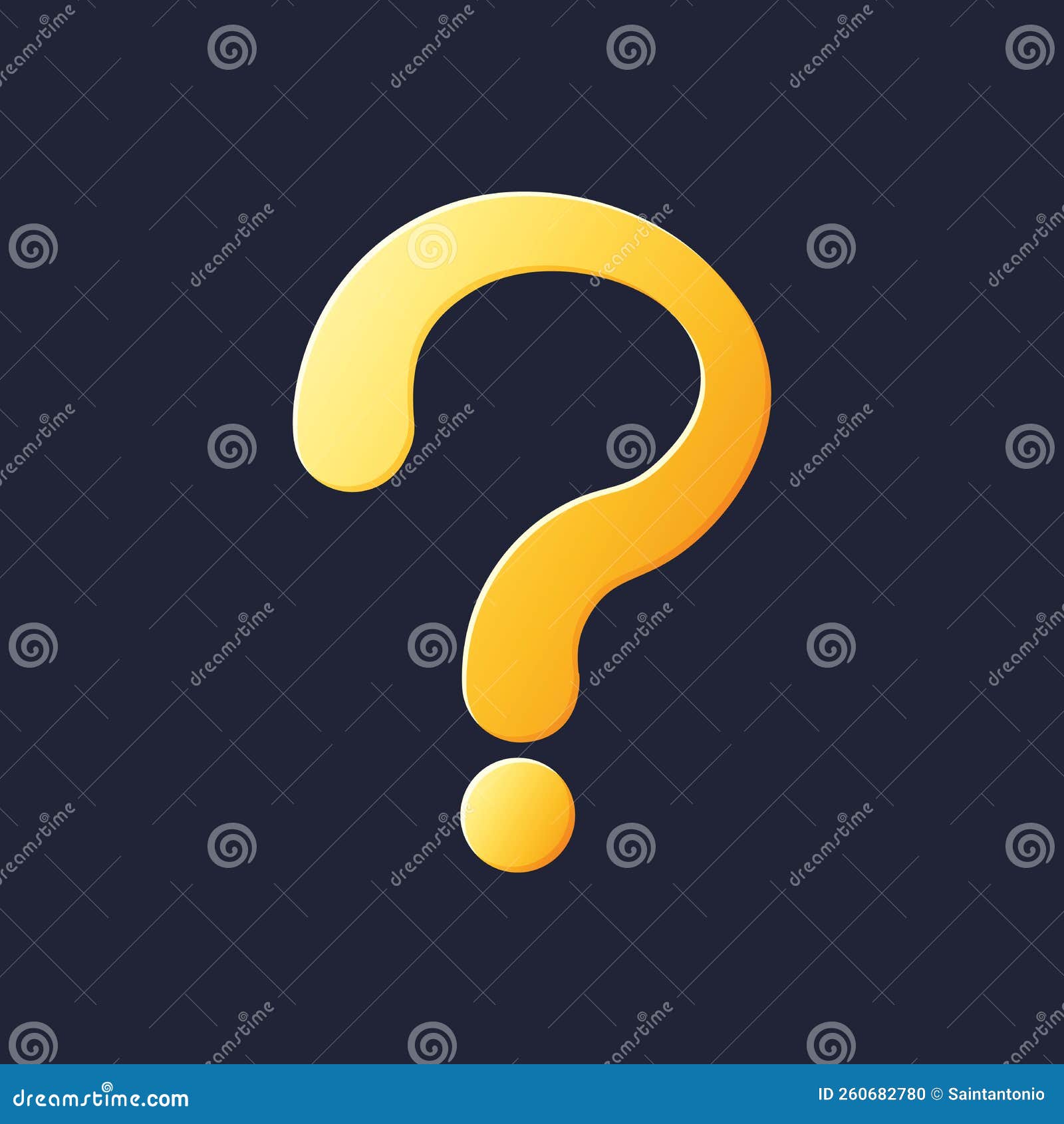 Game UI Asset. Gaming User Interface Question Mark Icon Stock Vector ...