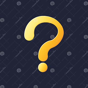 Game UI Asset. Gaming User Interface Question Mark Icon Stock Vector ...