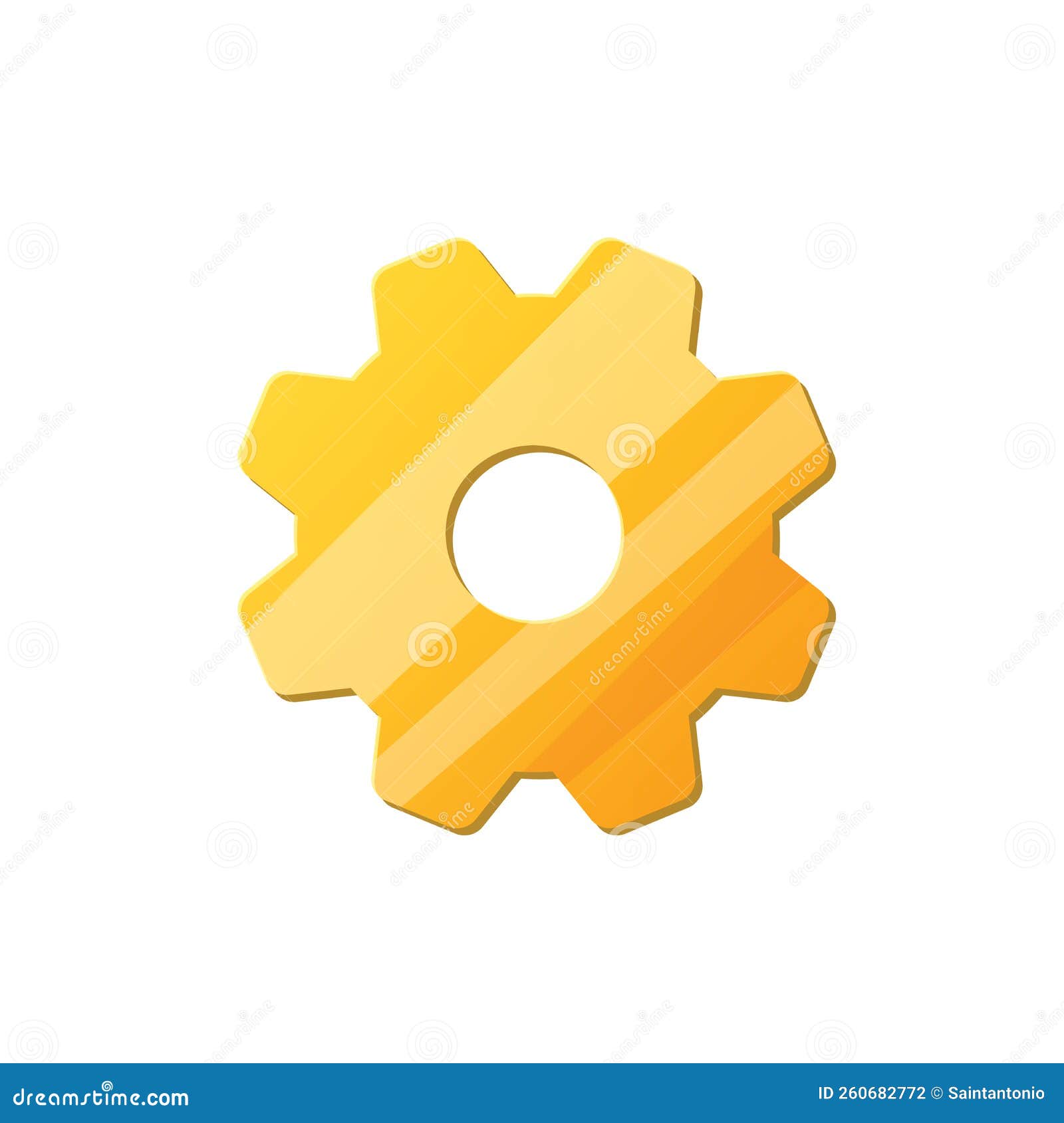Game UI Asset. Gaming User Interface Settings Icon Stock Vector ...