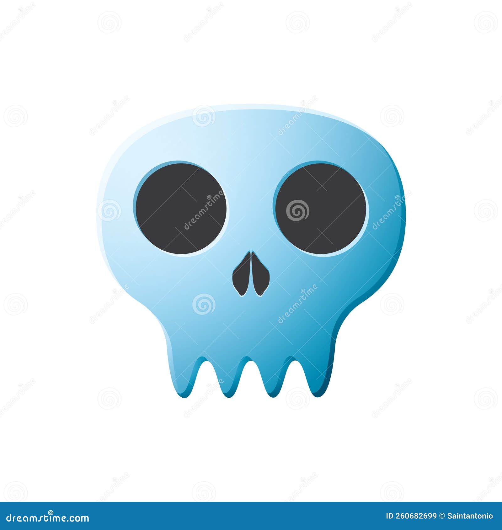 Game UI Asset. Gaming User Interface Skull Icon Stock Vector ...