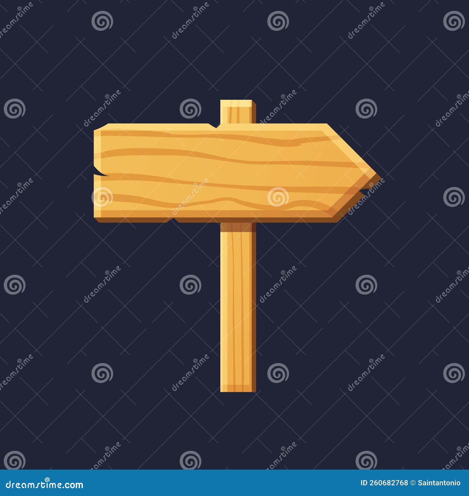 Game UI Asset. Gaming User Interface Wood Sign Icon Stock Vector ...