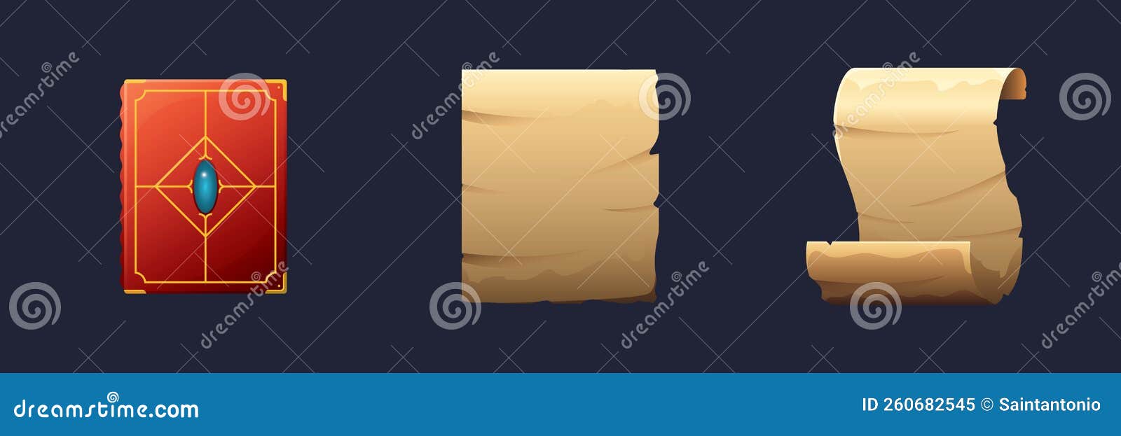 Game Ui Assets Set Gaming User Interface Icons Collection Stock Vector Illustration Of Lock