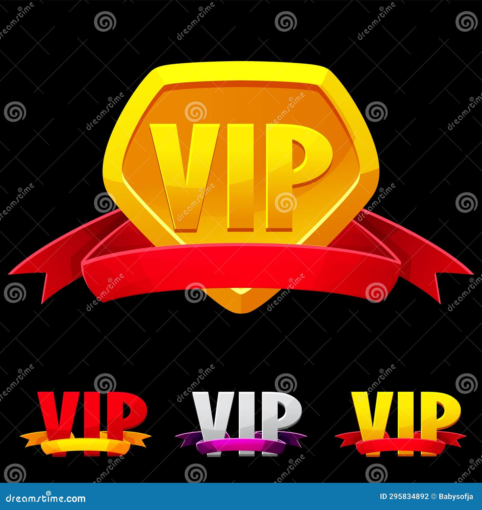 Icons Set Of Diamond, Torch, Heart, Key, Plant, Alien. Illustration Of ...