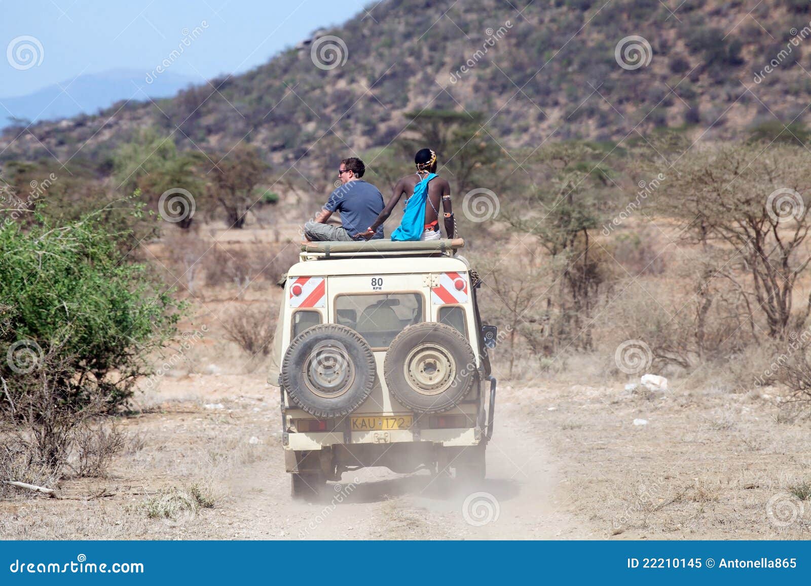 Game Viewing Vehicle in the Savanna Editorial Image - Image of wild ...
