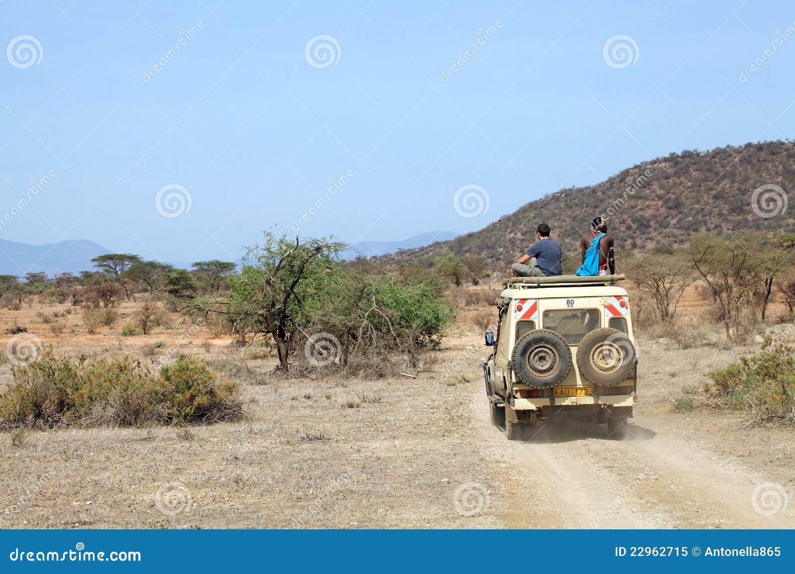 Game Viewing Vehicle in the Savanna Editorial Image - Image of wild ...