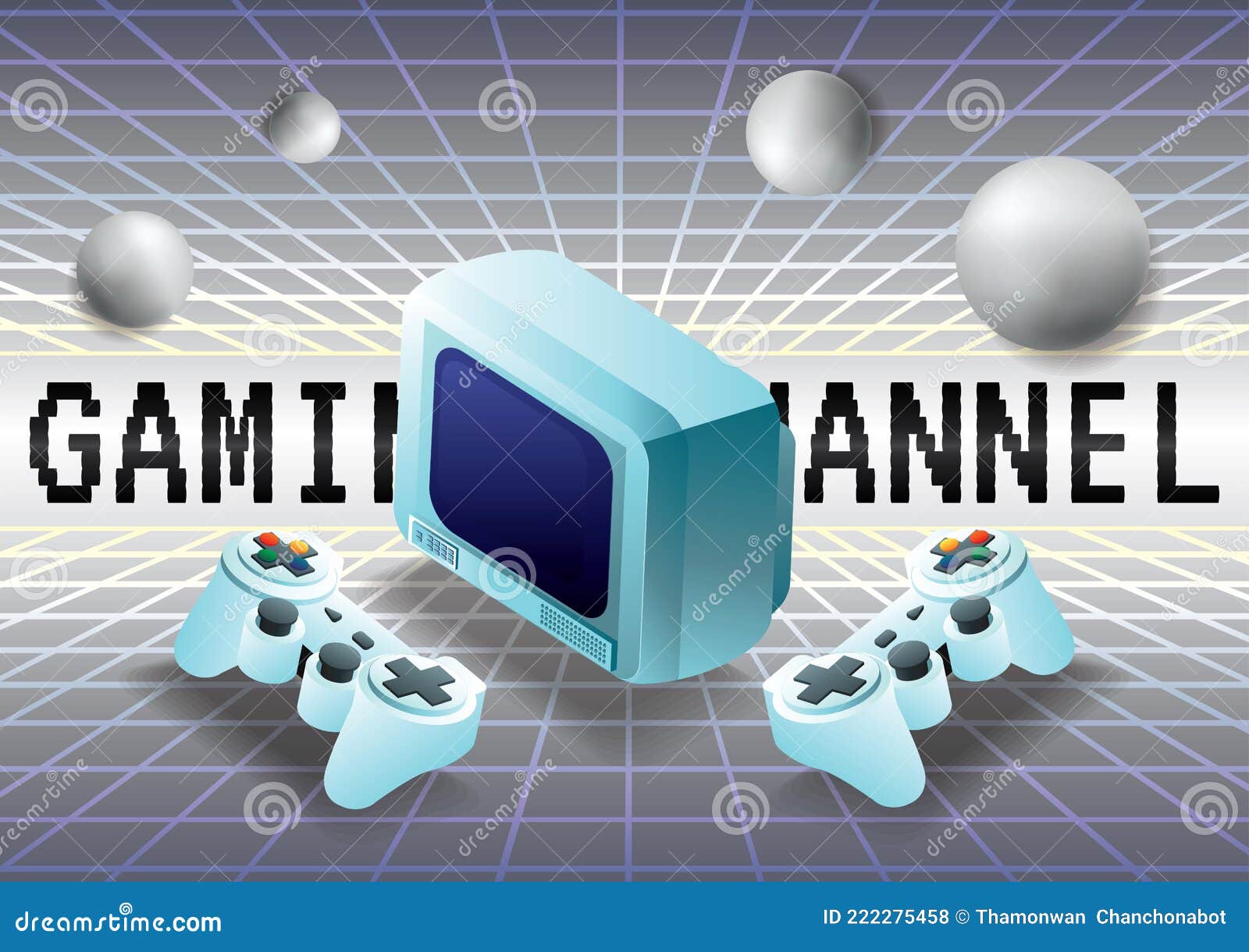 Game Zone Game Icon Background Vector Stock Vector - Illustration of ...