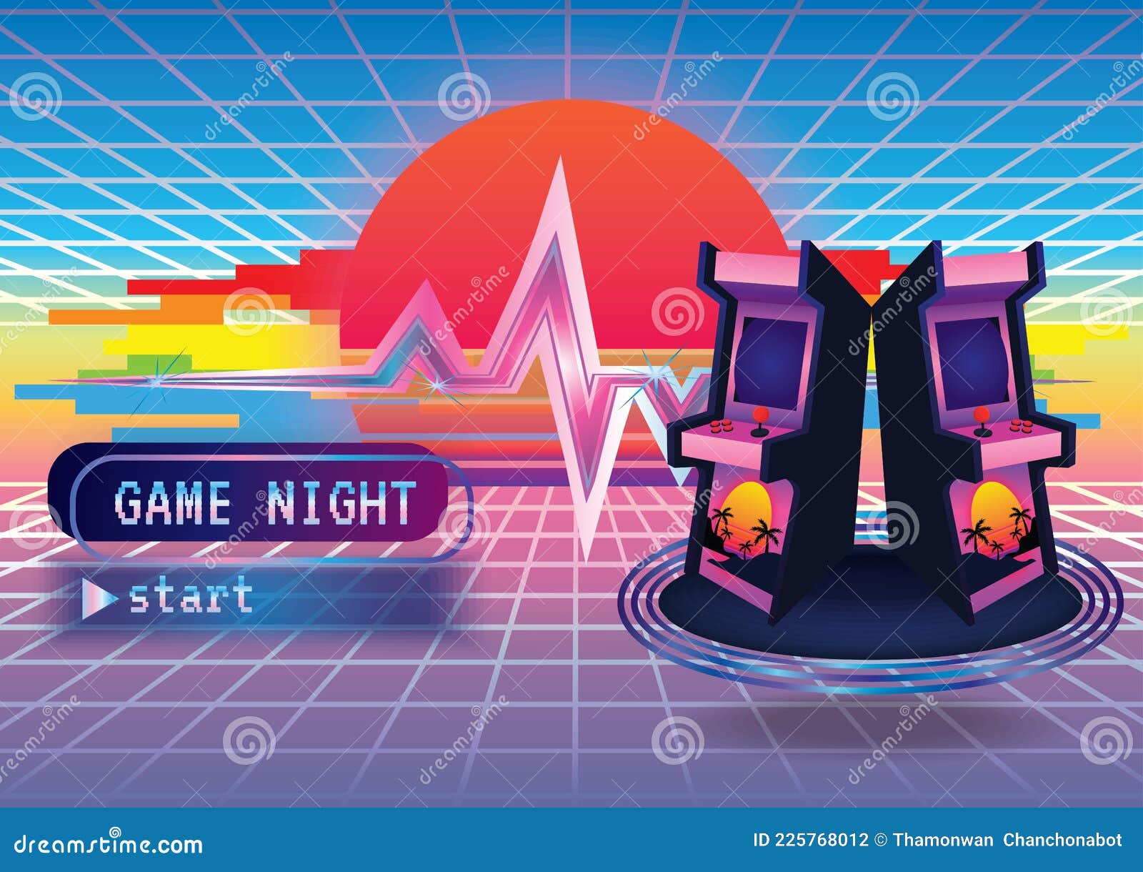 Game zone game icon stock vector. Illustration of play - 225768012