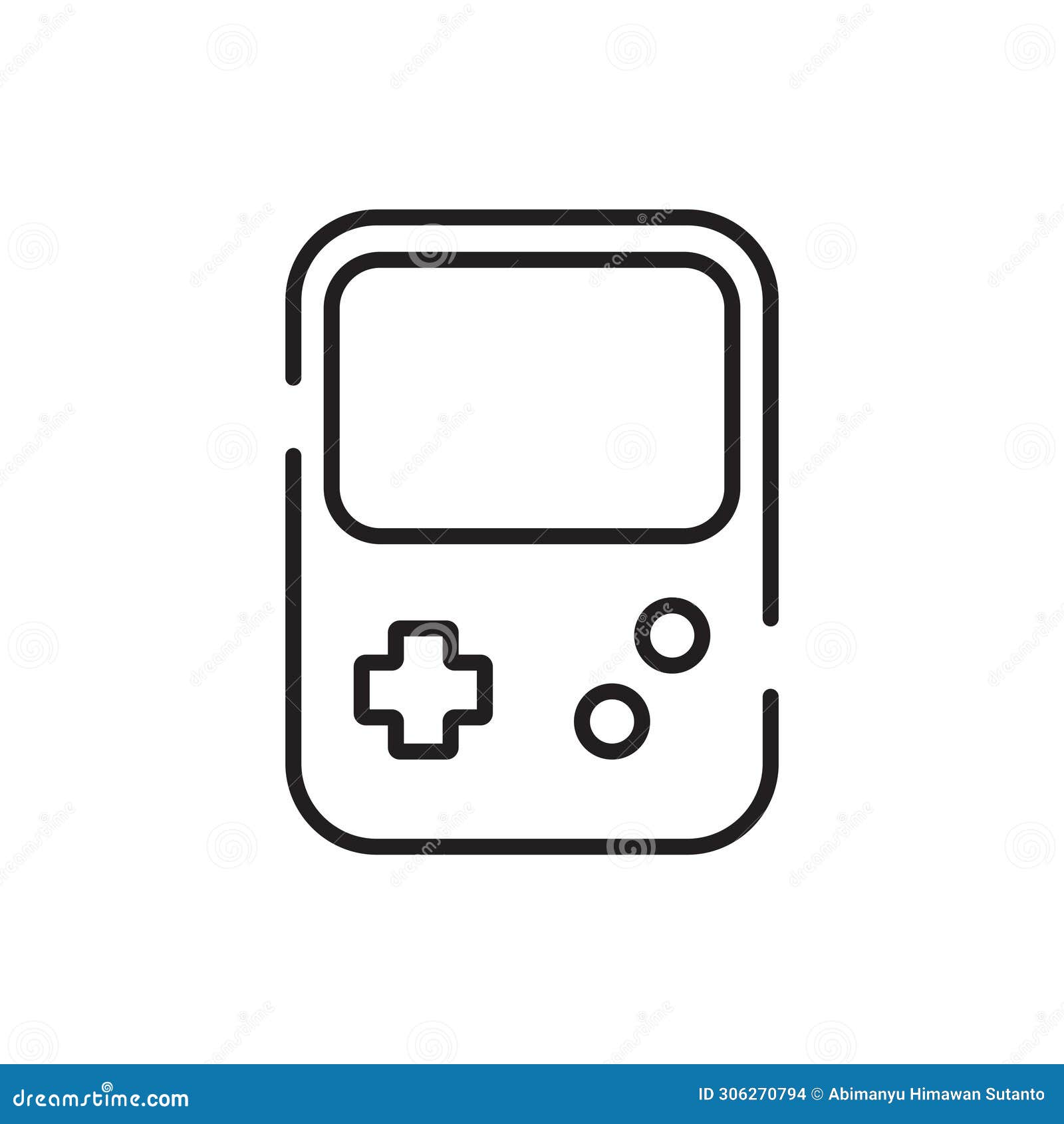 Gameboy icon vector stock illustration. Illustration of isolated ...