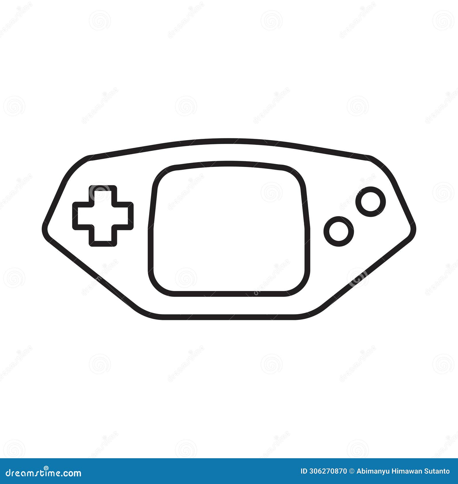 Gameboy icon vector stock illustration. Illustration of game - 306270870