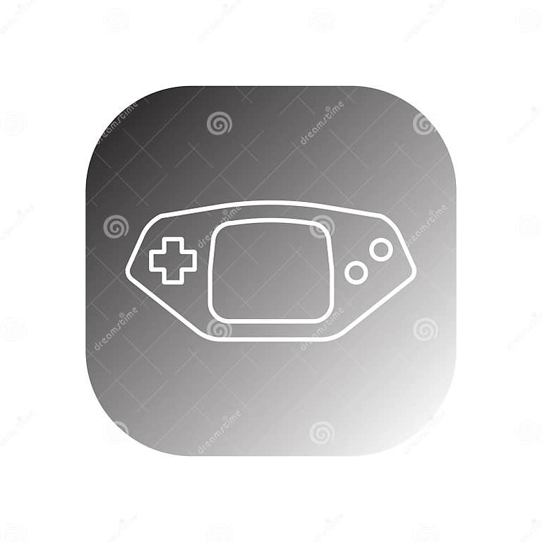 Gameboy icon vector stock illustration. Illustration of isolated ...